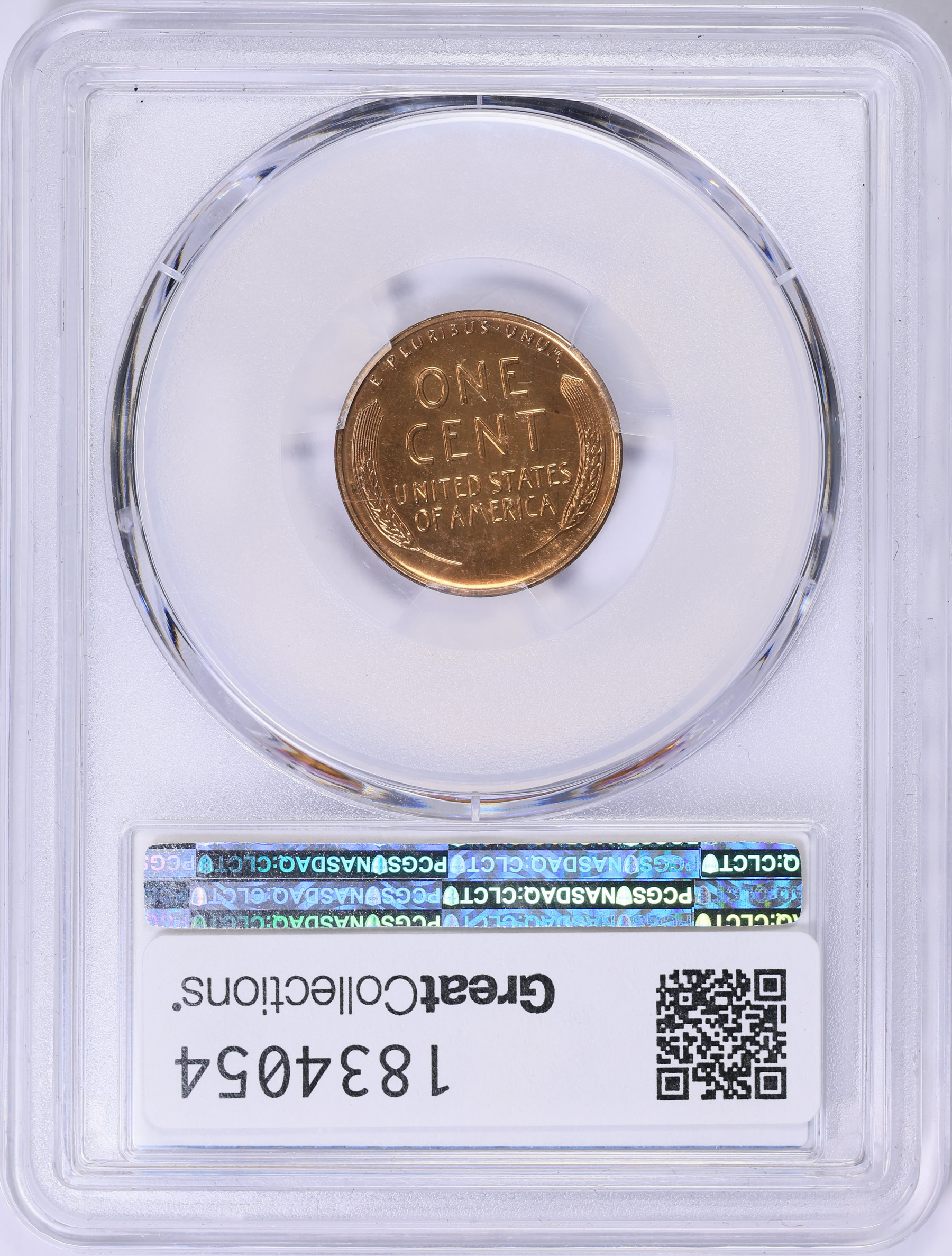 1941 Lincoln Cent PCGS Proof-66 RD (Item 1834054) | GreatCollections ...