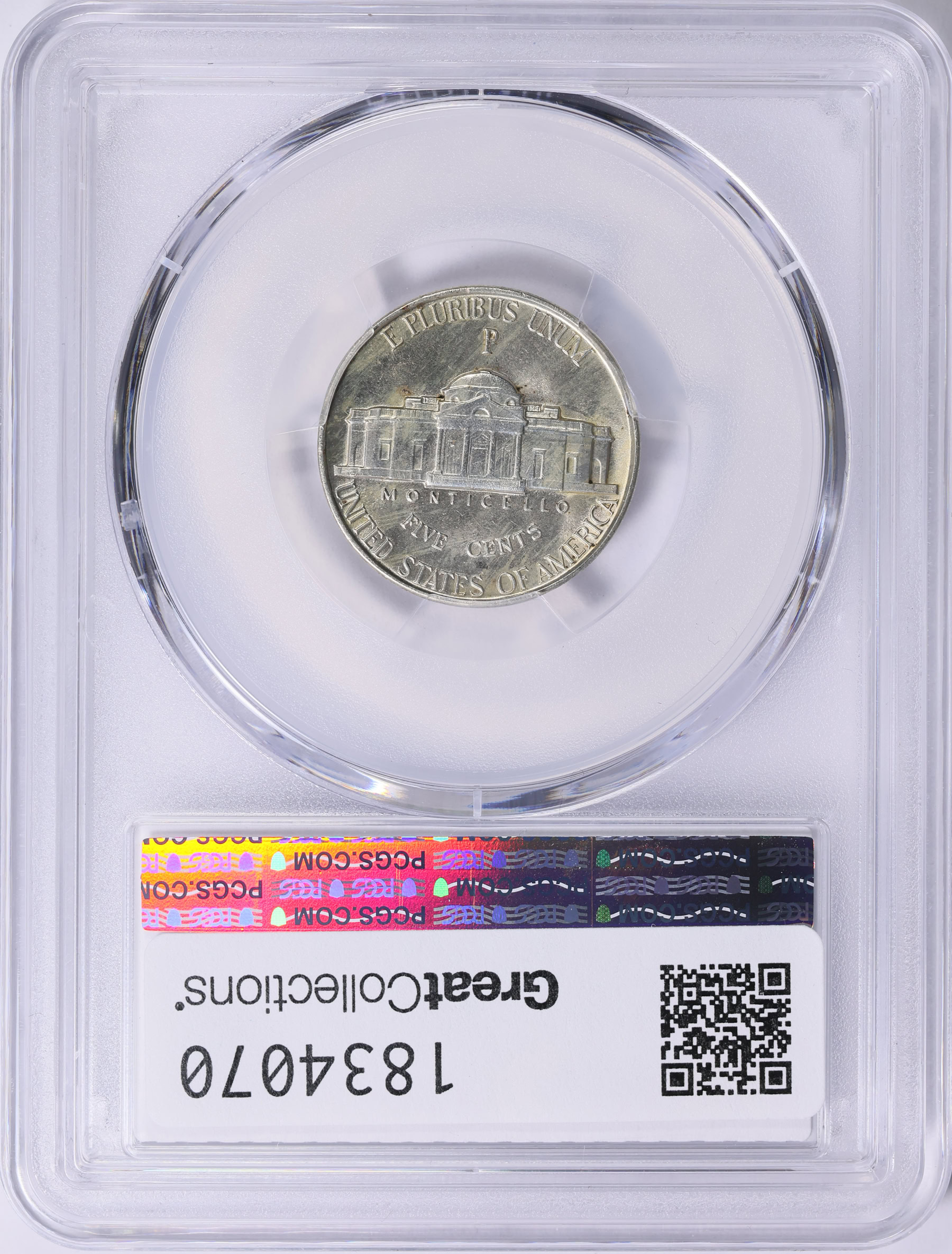 1942-P/P Jefferson Nickel Type 2, RPM FS-501 PCGS MS-64 (Item 1834070 ...