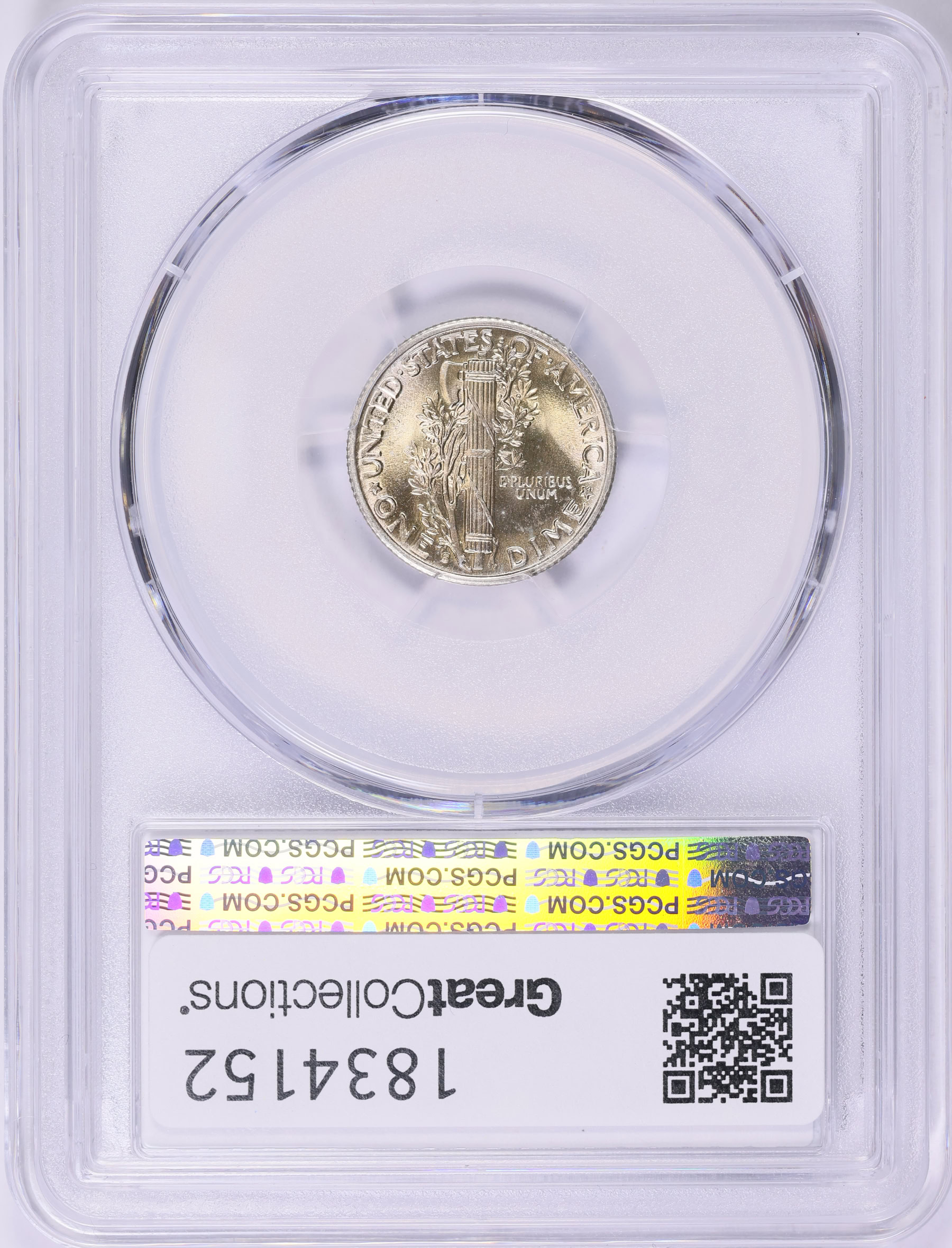 1941-S Mercury Dime PCGS MS-65 (Item 1834152) | GreatCollections Coin Auctions