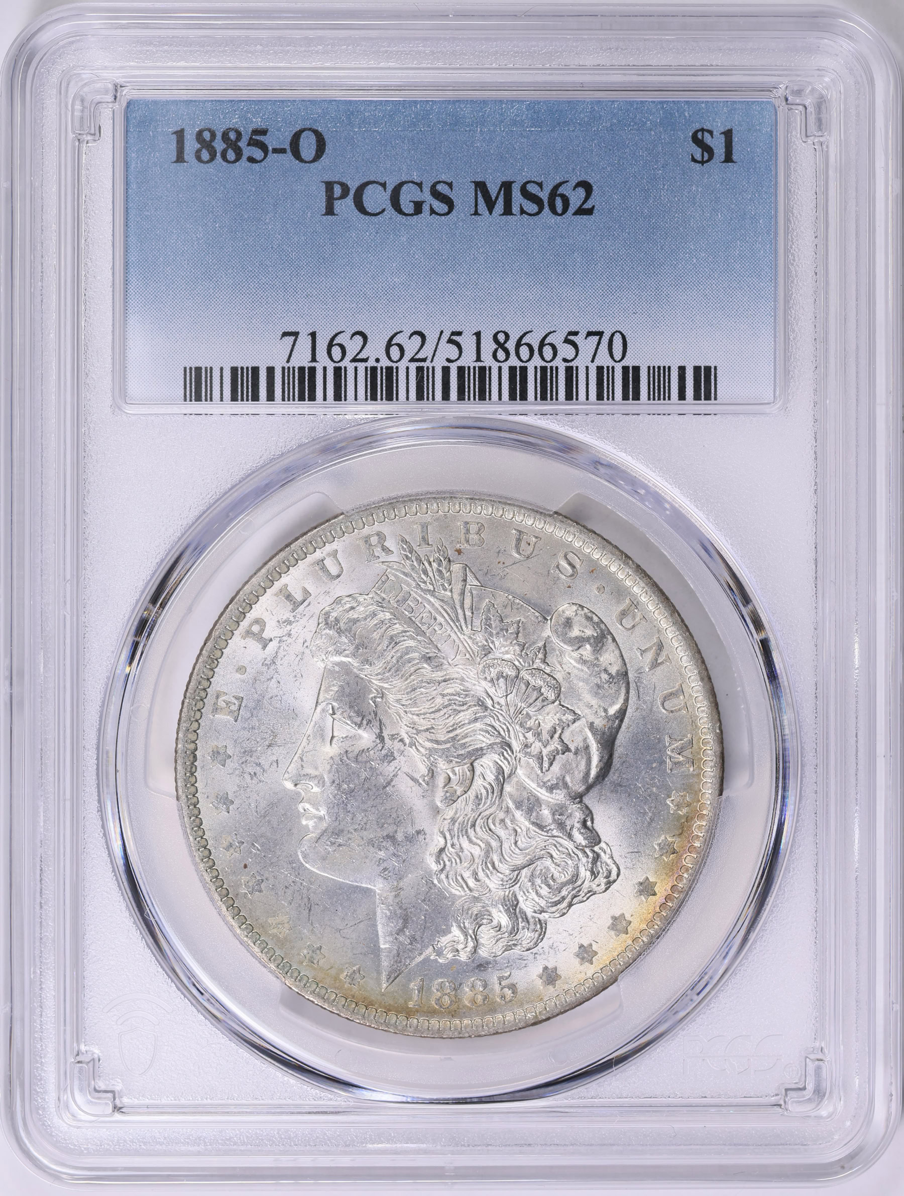1885-O Morgan Silver Dollar PCGS MS-62 (Item 1834230) | GreatCollections Coin Auctions