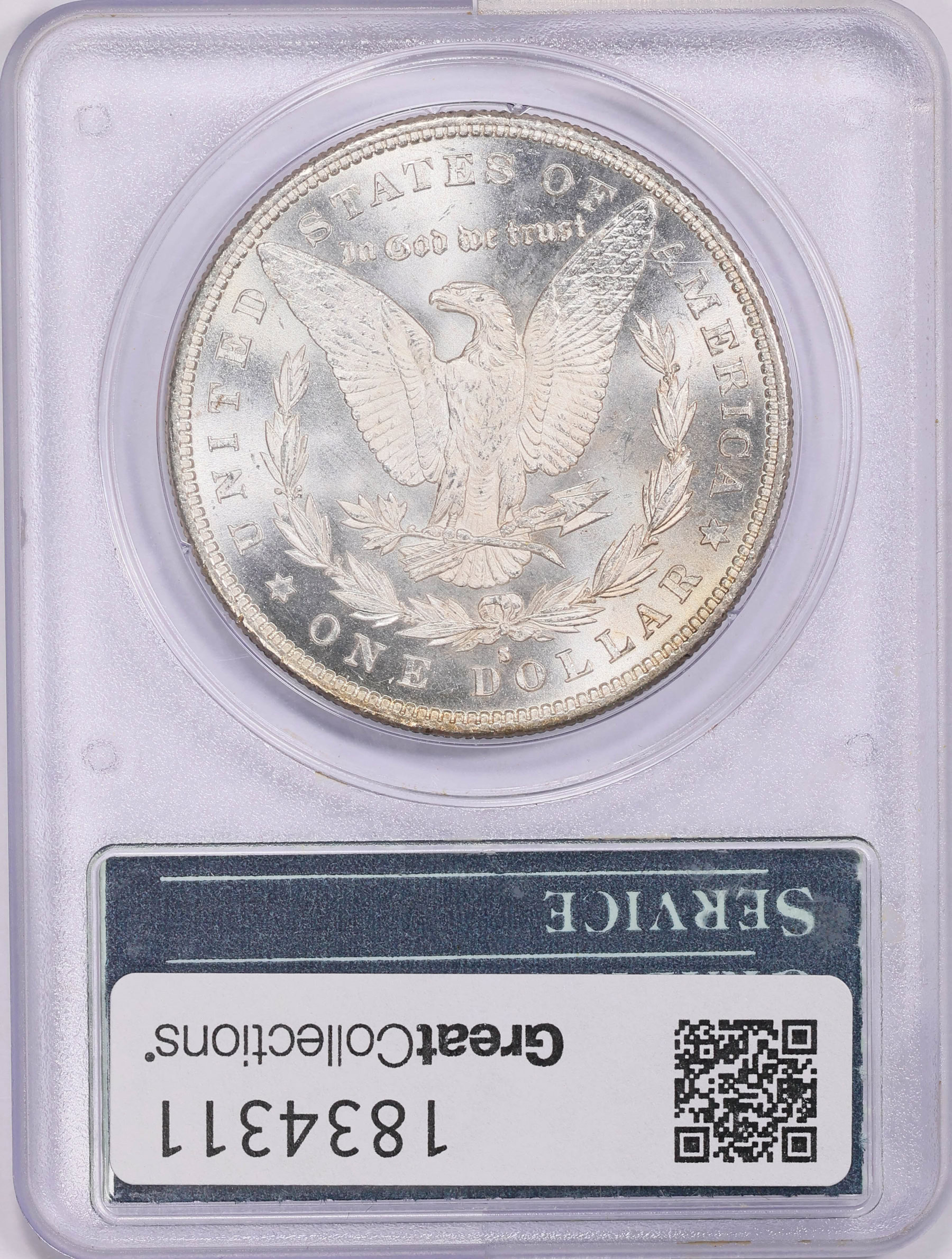 1880-S Morgan Silver Dollar PCGS MS-65 (CAC Green) OGH (1st Gen) (Item 1834311 ...