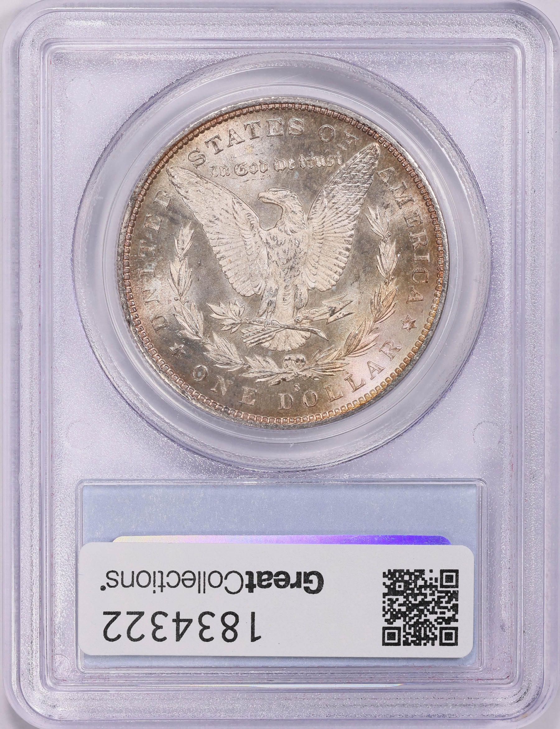 1880-S Morgan Silver Dollar PCGS MS-63 (Item 1834322) | GreatCollections Coin Auctions