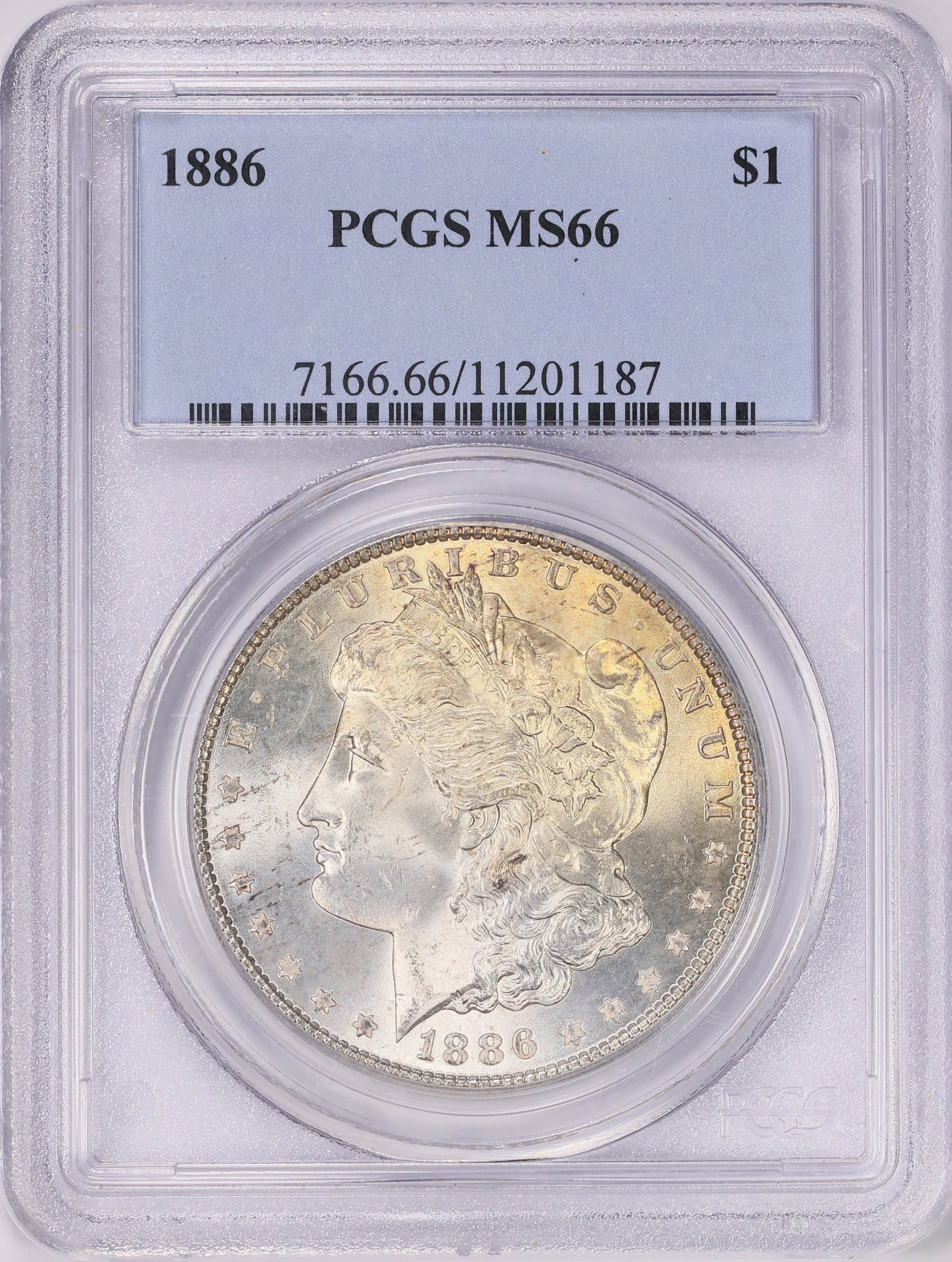 1886 Morgan Silver Dollar PCGS MS-66 (Item 1834333) | GreatCollections Coin Auctions