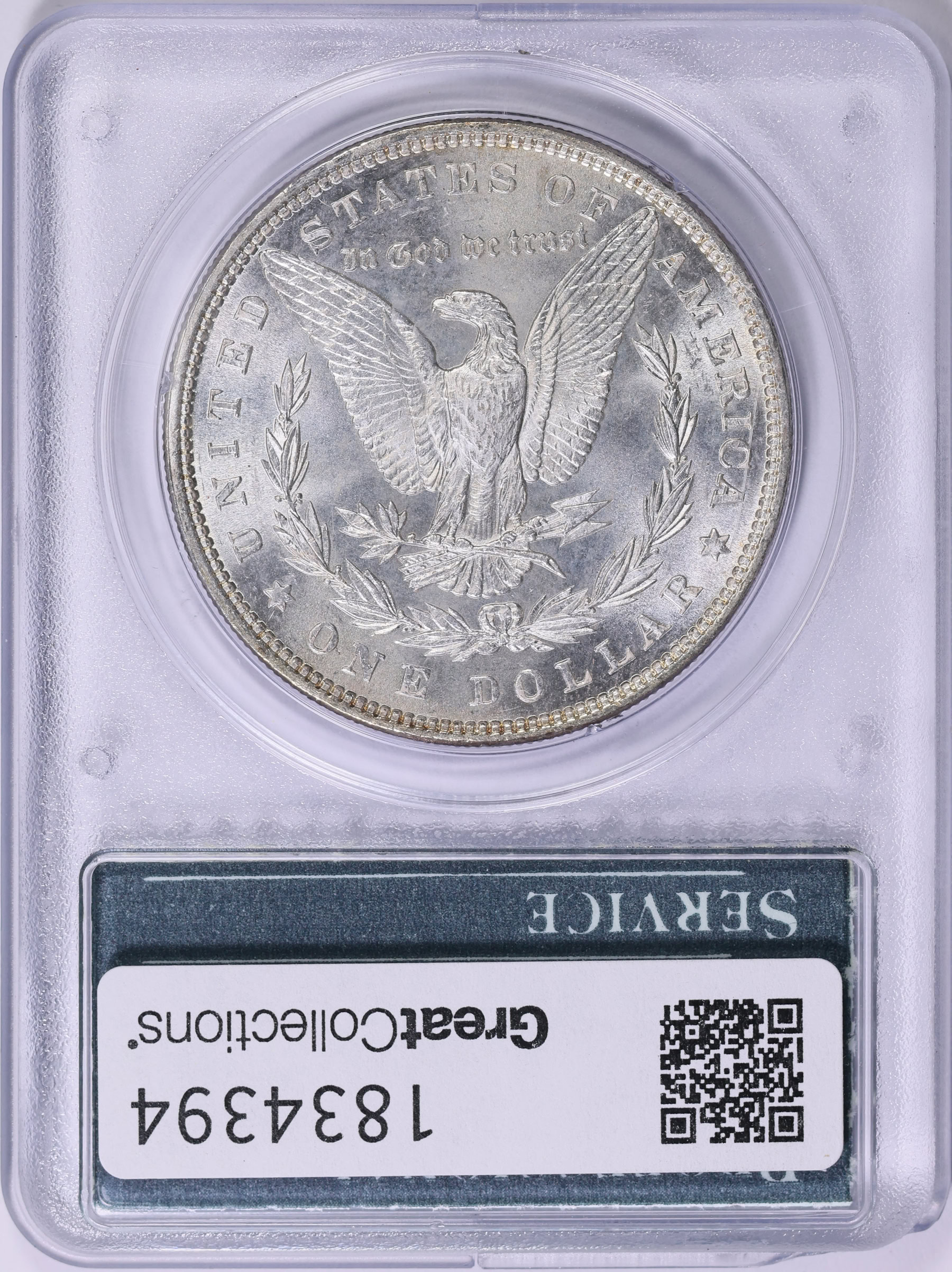 1886 Morgan Silver Dollar PCGS MS-65 (CAC Green) OGH (1st Gen) (Item 1834394) | GreatCollections ...