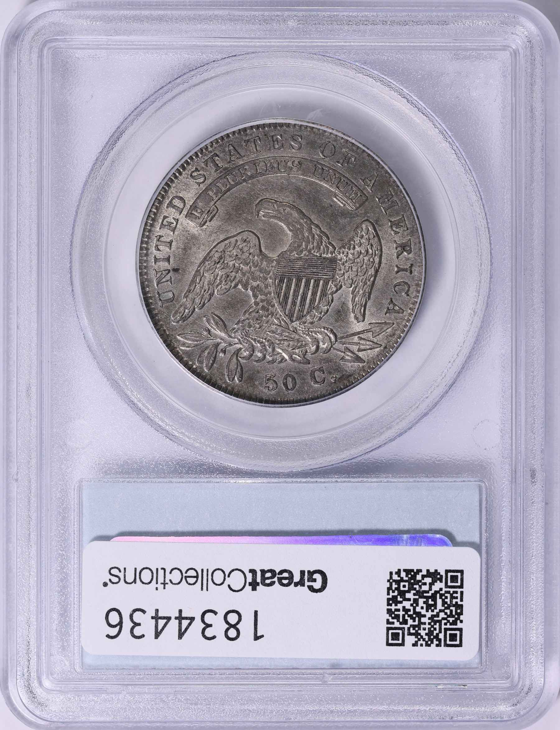 1836 Capped Bust Half Dollar Lettered Edge PCGS AU-53 (Item 1834436 ...