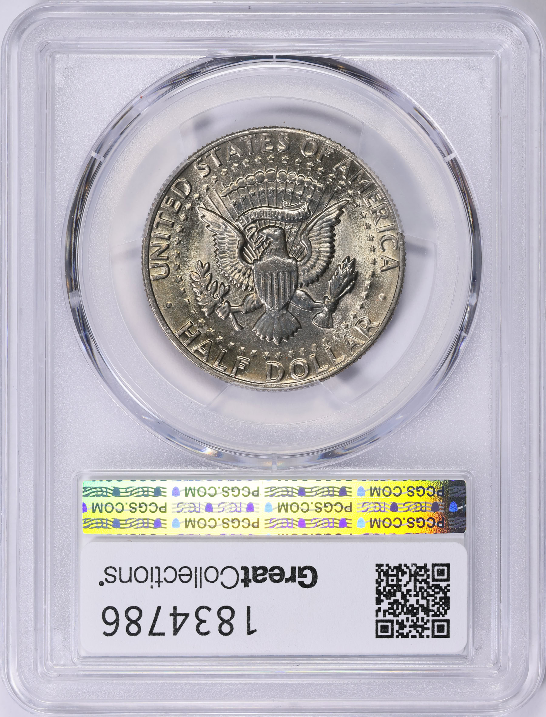1983-P Kennedy Half Dollar PCGS MS-66+ (Item 1834786) | GreatCollections Coin Auctions