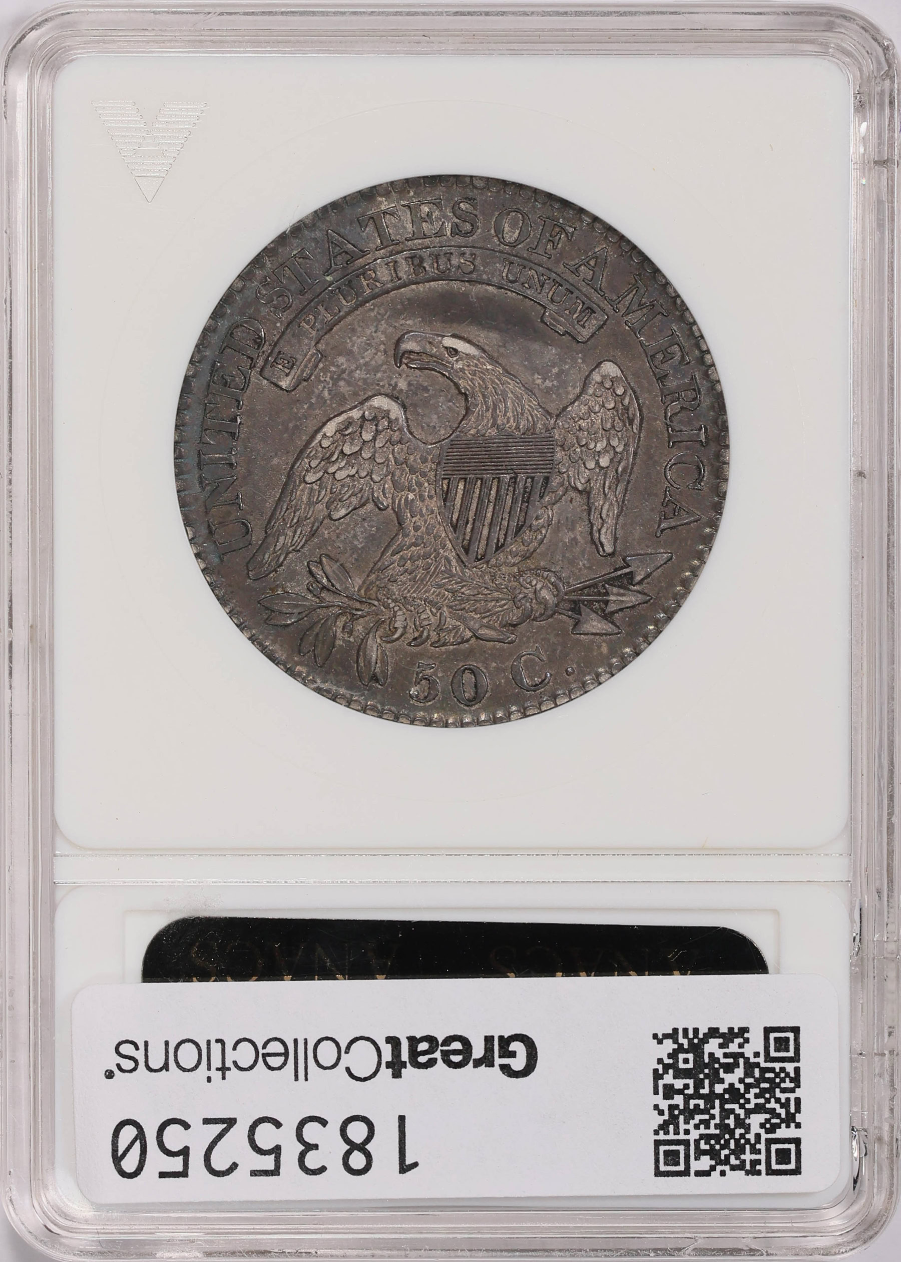 1826 Capped Bust Half Dollar ANACS AU-53 OH (Item 1835250) | GreatCollections Coin Auctions