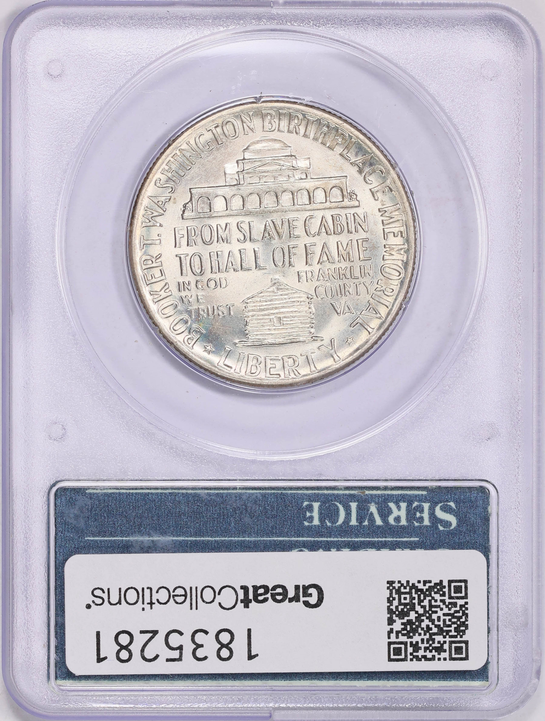 1947 Booker T. Washington Memorial Half Dollar PCGS MS-65 (CAC Green) OGH (1st Gen) (Item ...