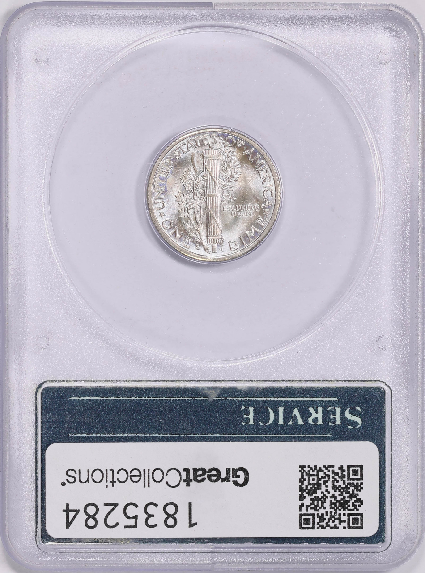 1941-S Mercury Dime PCGS MS-64 (CAC Gold) OGH (1st Gen) (Item 1835284) | GreatCollections Coin ...