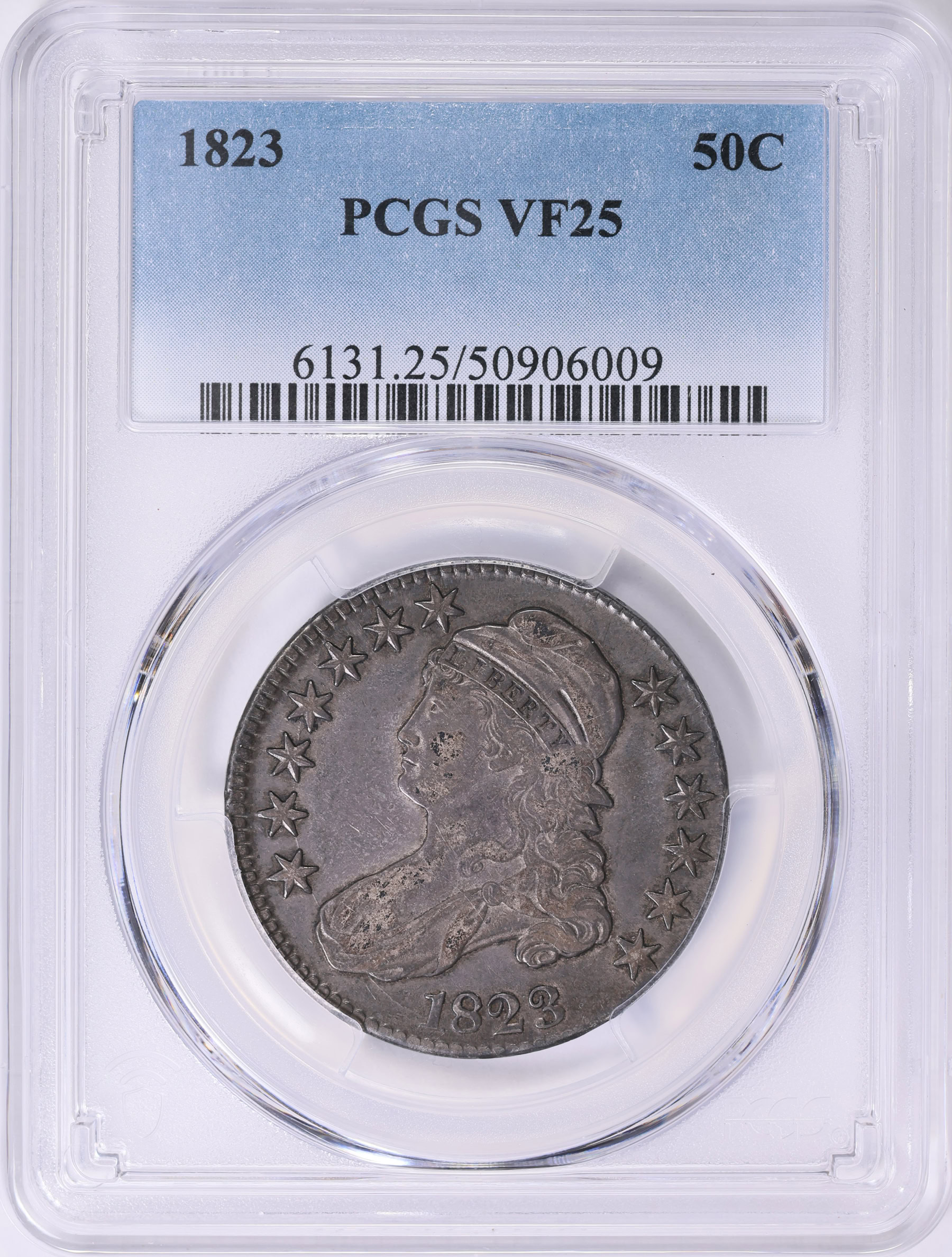 1823 Capped Bust Half Dollar PCGS VF-25 (Item 1835346) | GreatCollections Coin Auctions