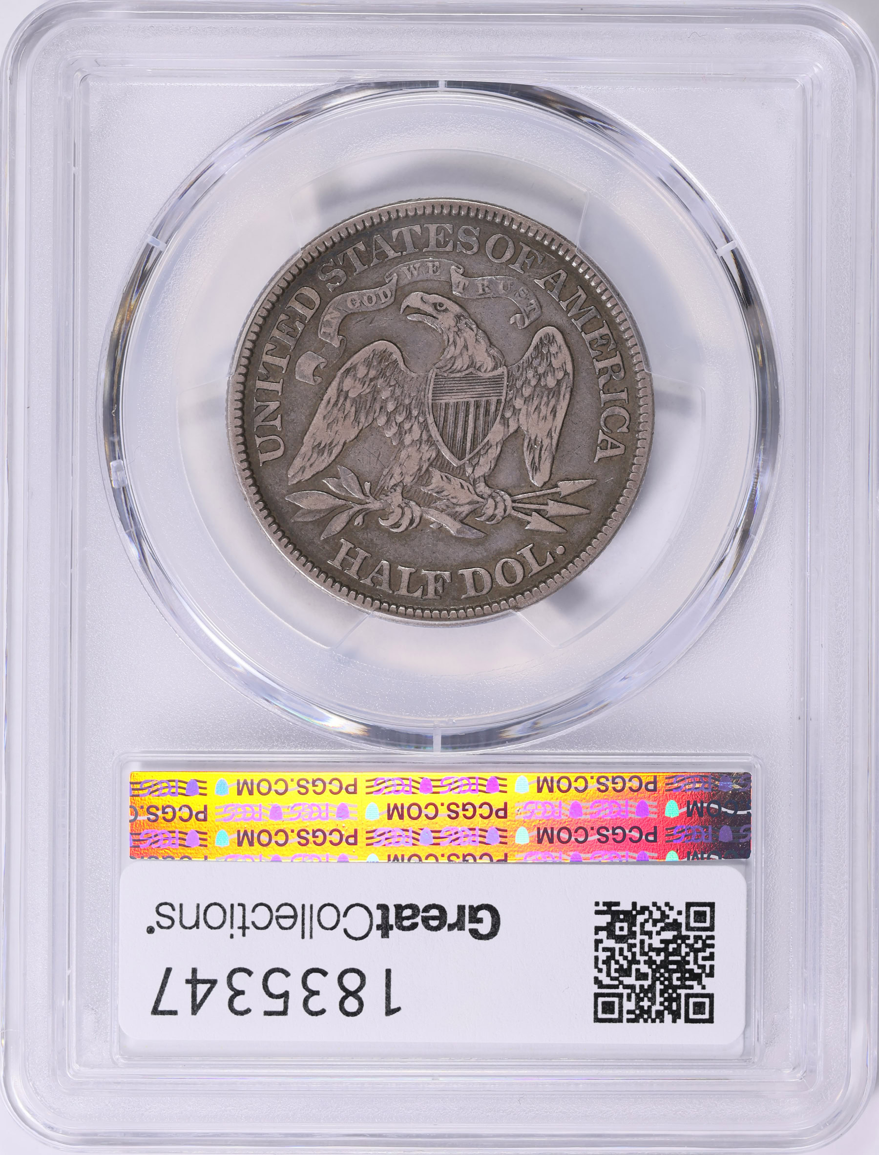 1876 Seated Liberty Half Dollar PCGS VF-30 (Item 1835347) | GreatCollections Coin Auctions