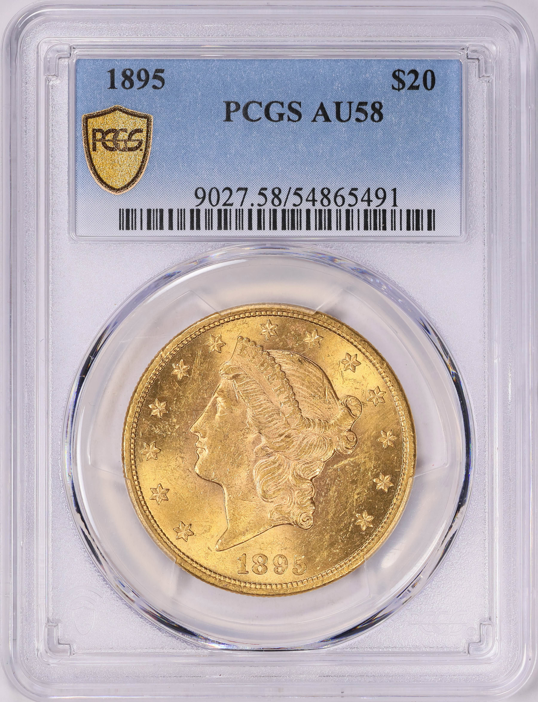 1895 Liberty Gold Double Eagle PCGS AU-58 (Item 1835562) | GreatCollections Coin Auctions