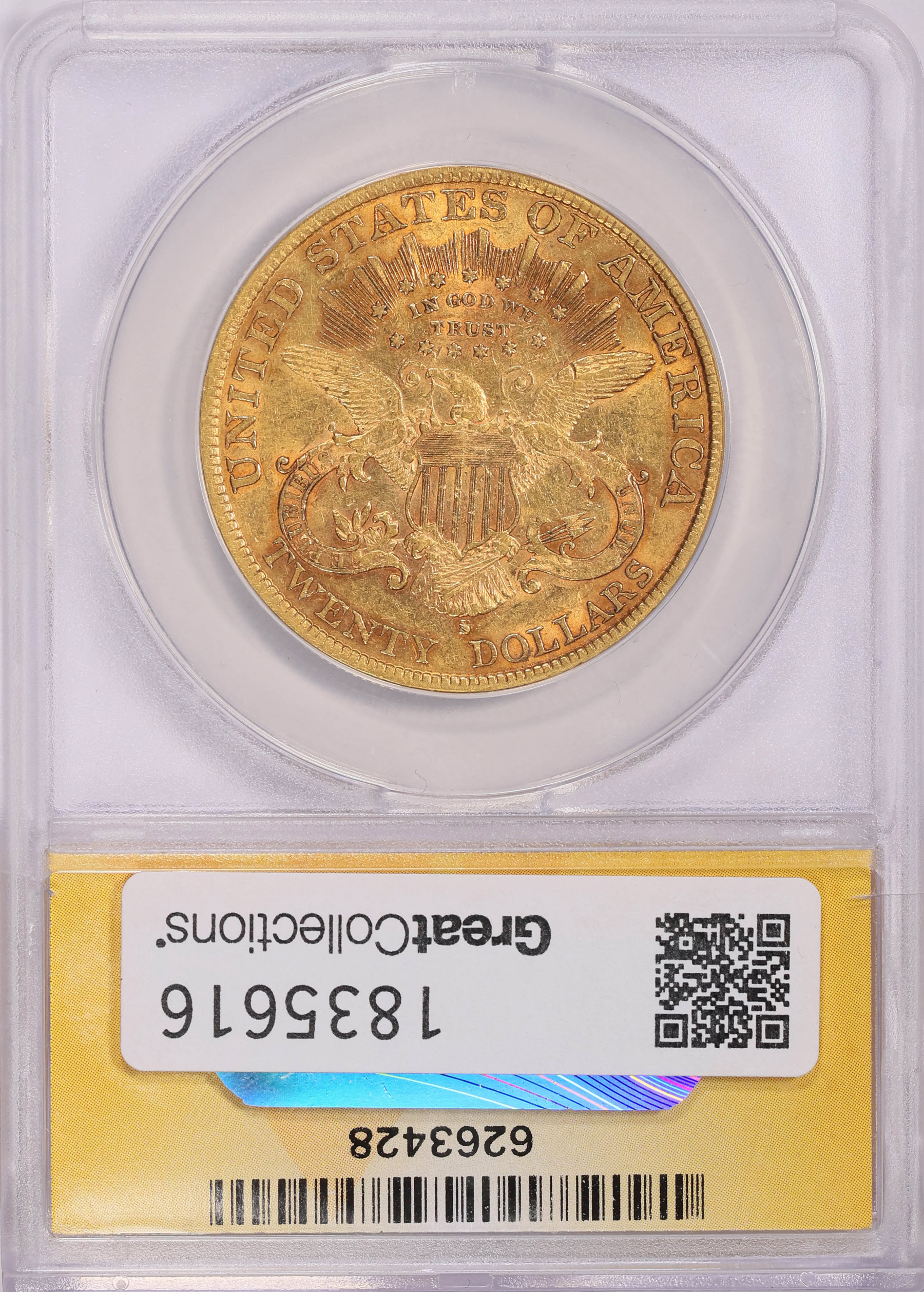 1898-S Liberty Gold Double Eagle ANACS XF-45 Details (Item 1835616) | GreatCollections Coin Auctions