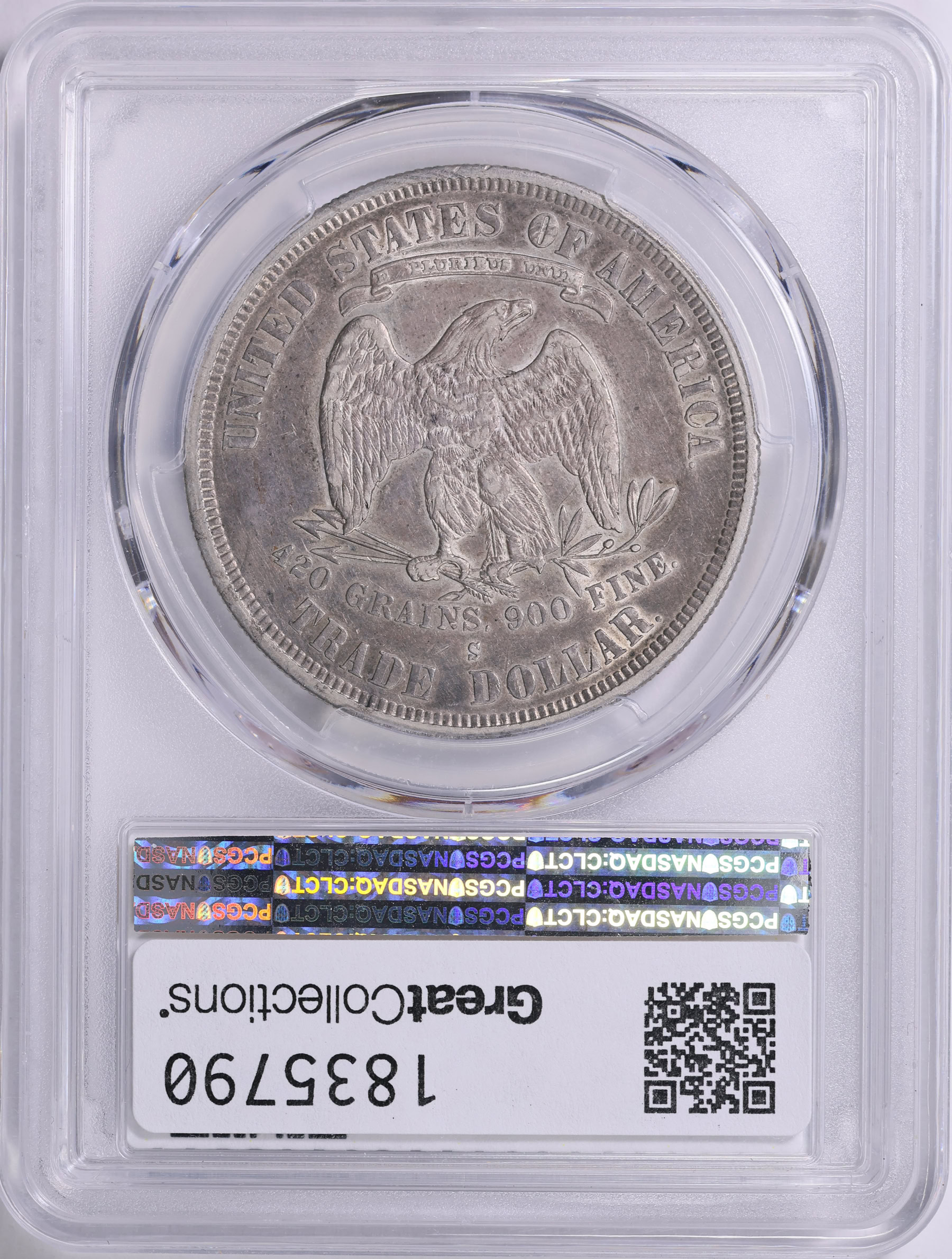 1878-S Trade Silver Dollar PCGS XF-45 (Item 1835790) | GreatCollections Coin Auctions
