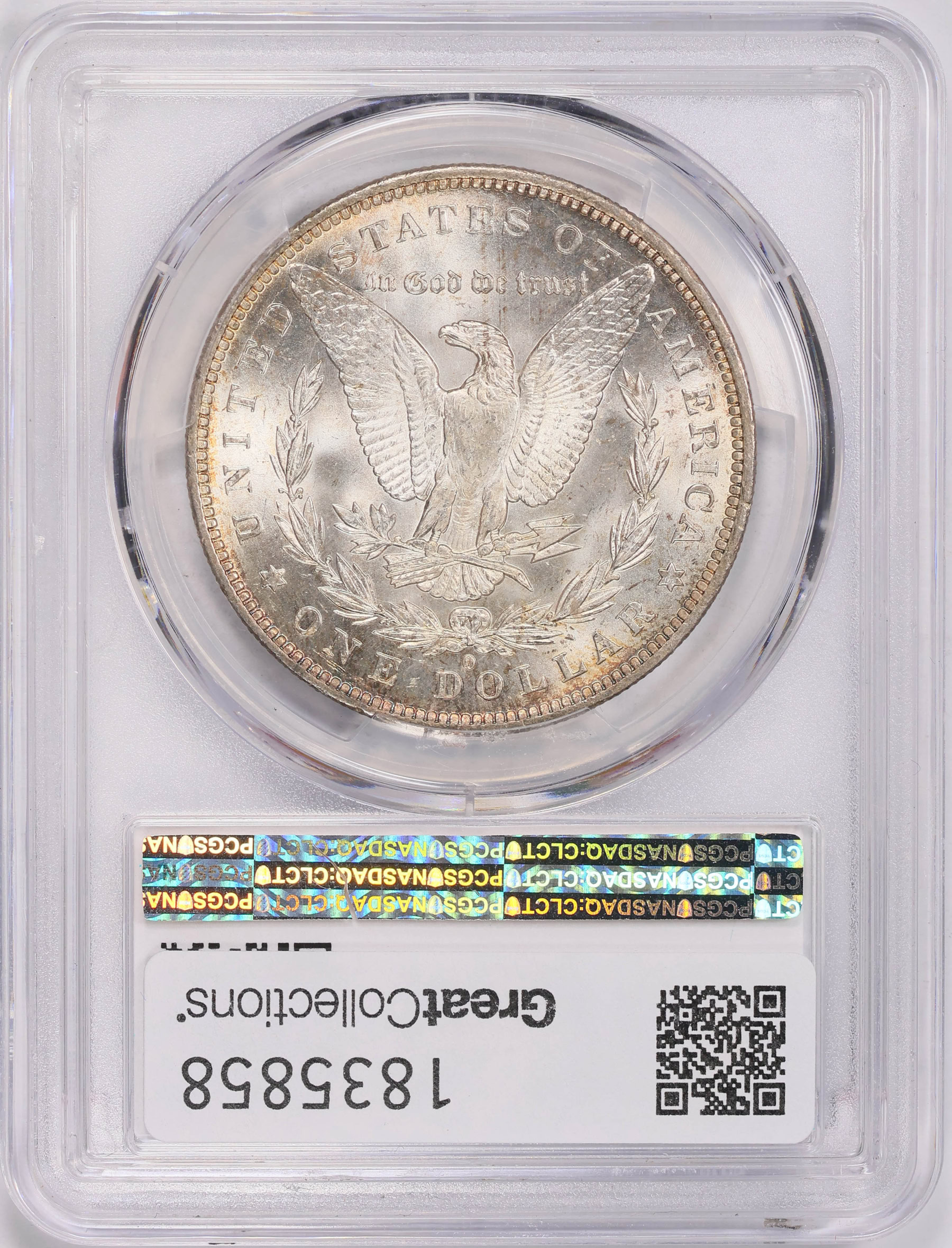 1883-O Morgan Silver Dollar PCGS MS-67+ (CAC Green) (Toned) (Roadrunner Collection) (Item ...