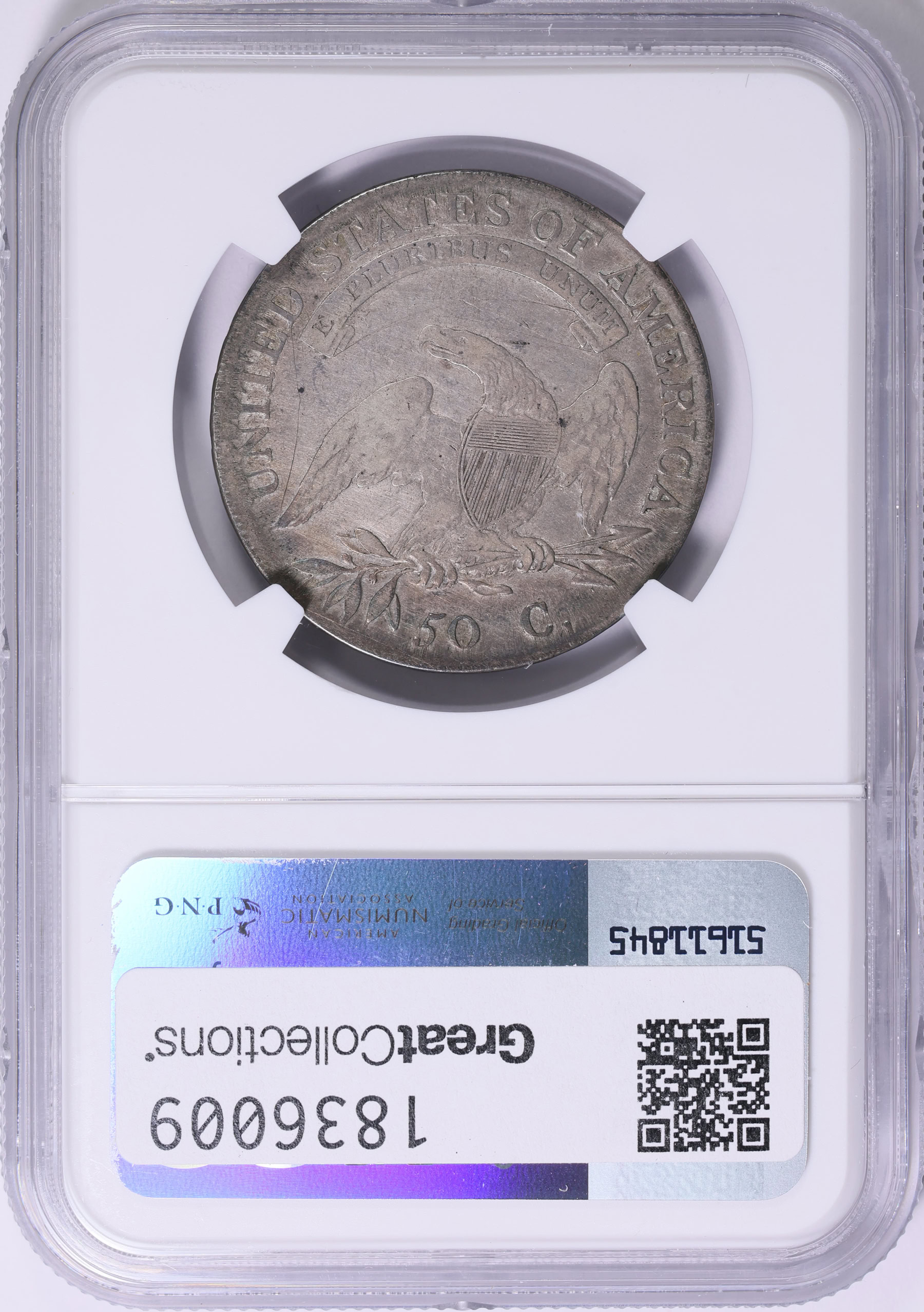 1807 Capped Bust Half Dollar NGC Fine Details (Item 1836009) | GreatCollections Coin Auctions