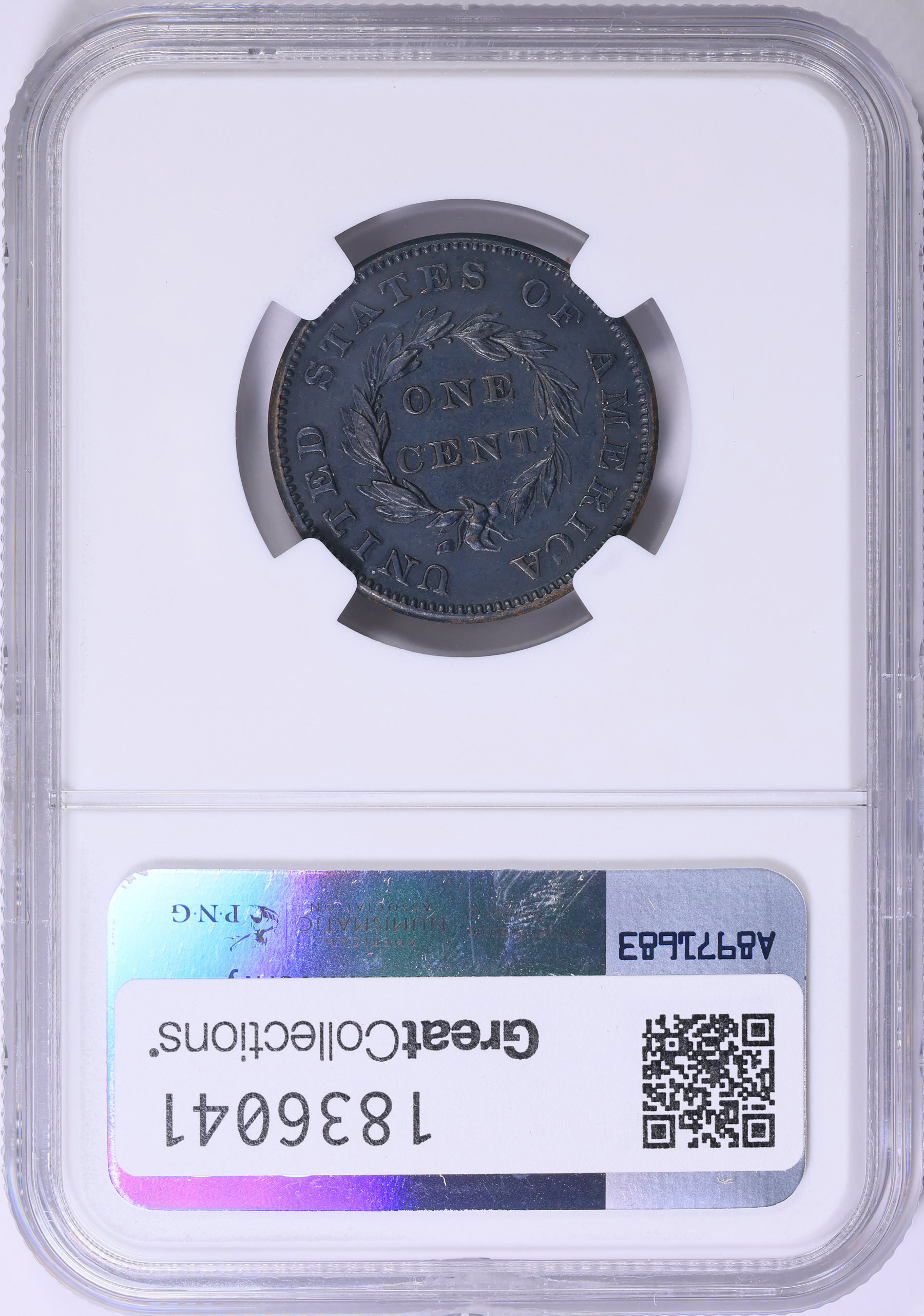 Pattern 1855 1c J-168 NGC Unc Details (Item 1836041) | GreatCollections ...