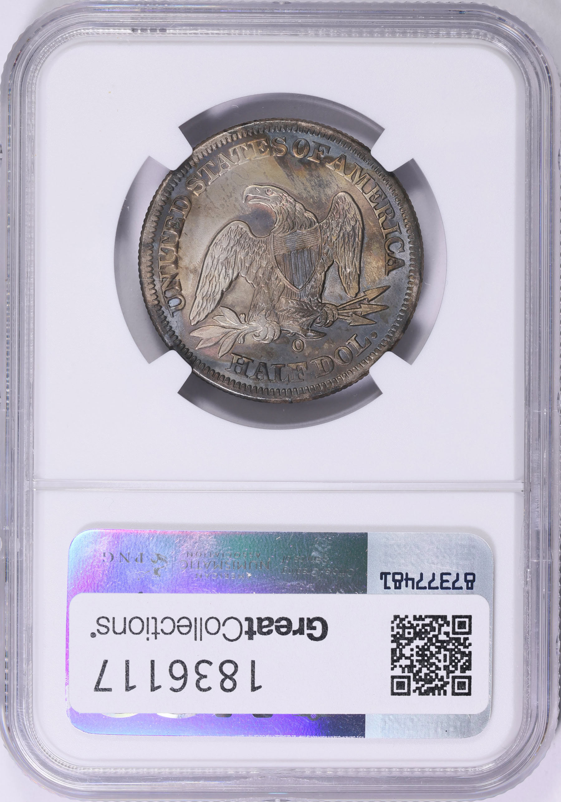 1852-O Seated Liberty Half Dollar NGC AU Details (Item 1836117) | GreatCollections Coin Auctions