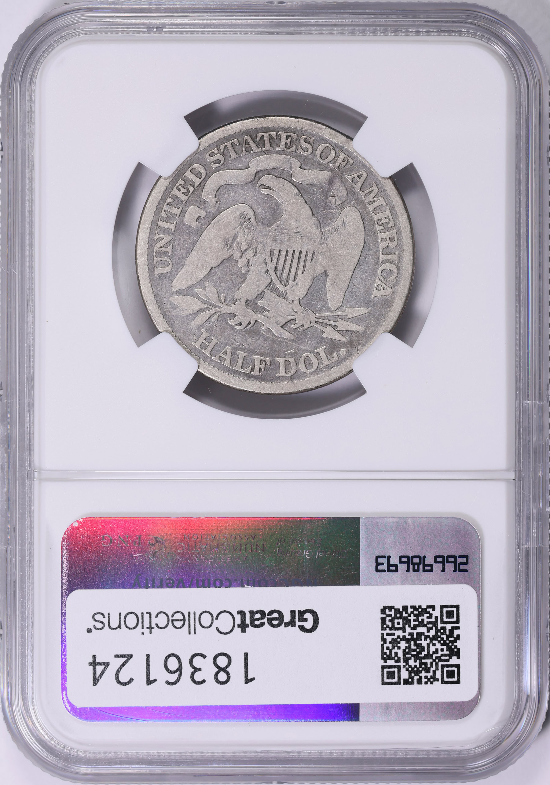 1870 Seated Liberty Half Dollar NGC G-04 (Item 1836124) | GreatCollections Coin Auctions