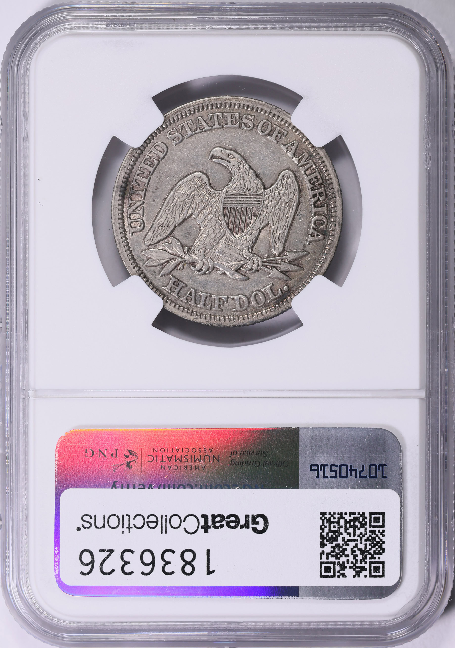 1847 Seated Liberty Half Dollar NGC XF-45 (Item 1836326) | GreatCollections Coin Auctions
