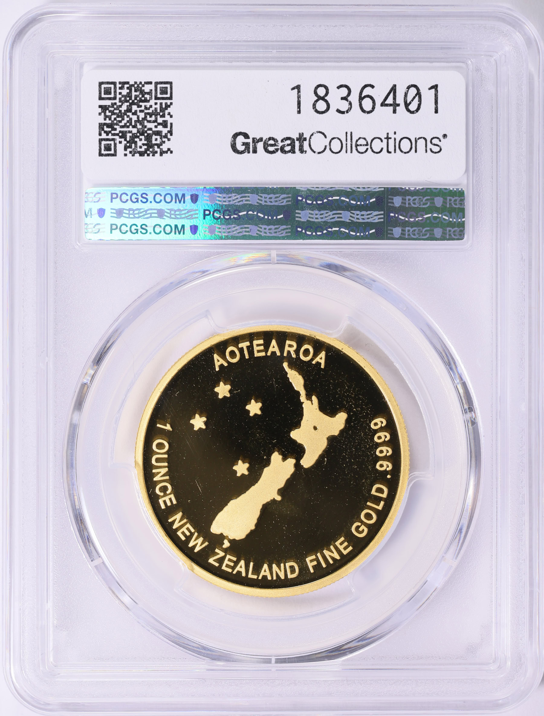 New Zealand ND Gold 1oz Kiwi Mint Medal PCGS MS-69 (AGW = 0.999 oz ...