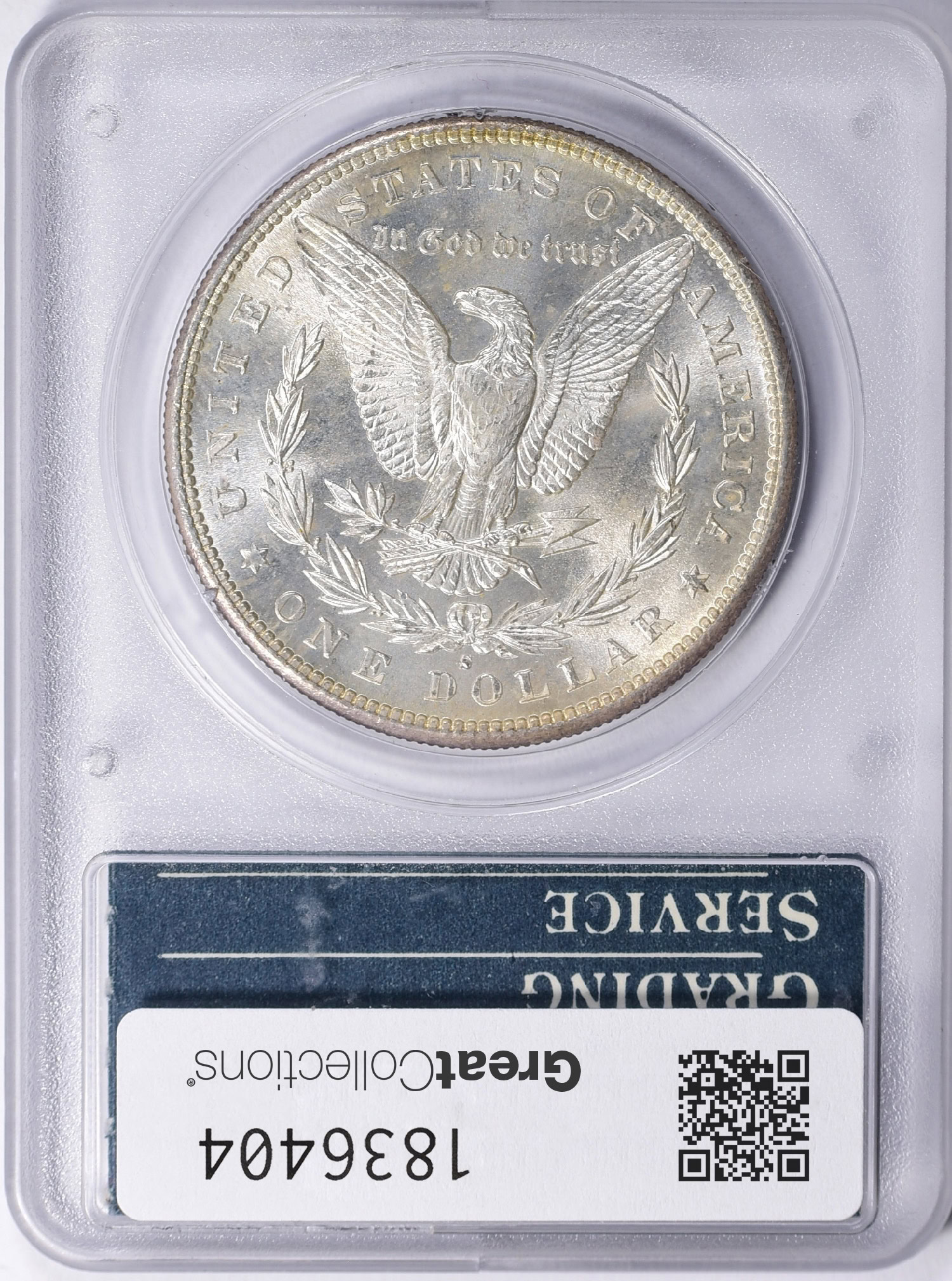 1881-S Morgan Silver Dollar PCGS MS-65 (CAC Green) OGH (1st Gen - White Rattler) (Item 1836404 ...