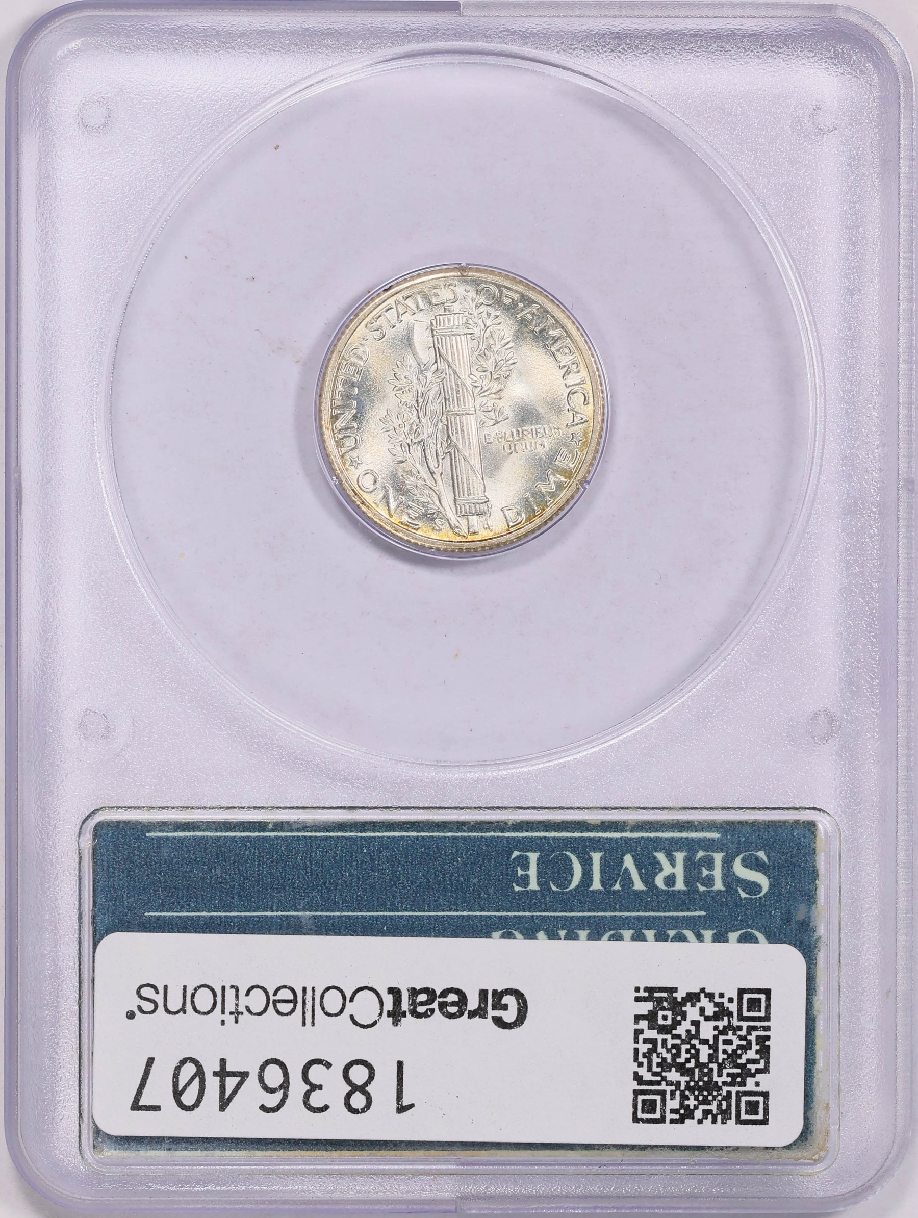 1944-S Mercury Dime PCGS MS-65 FB (CAC Green) OGH (1st Gen) (Item 1836407) | GreatCollections ...