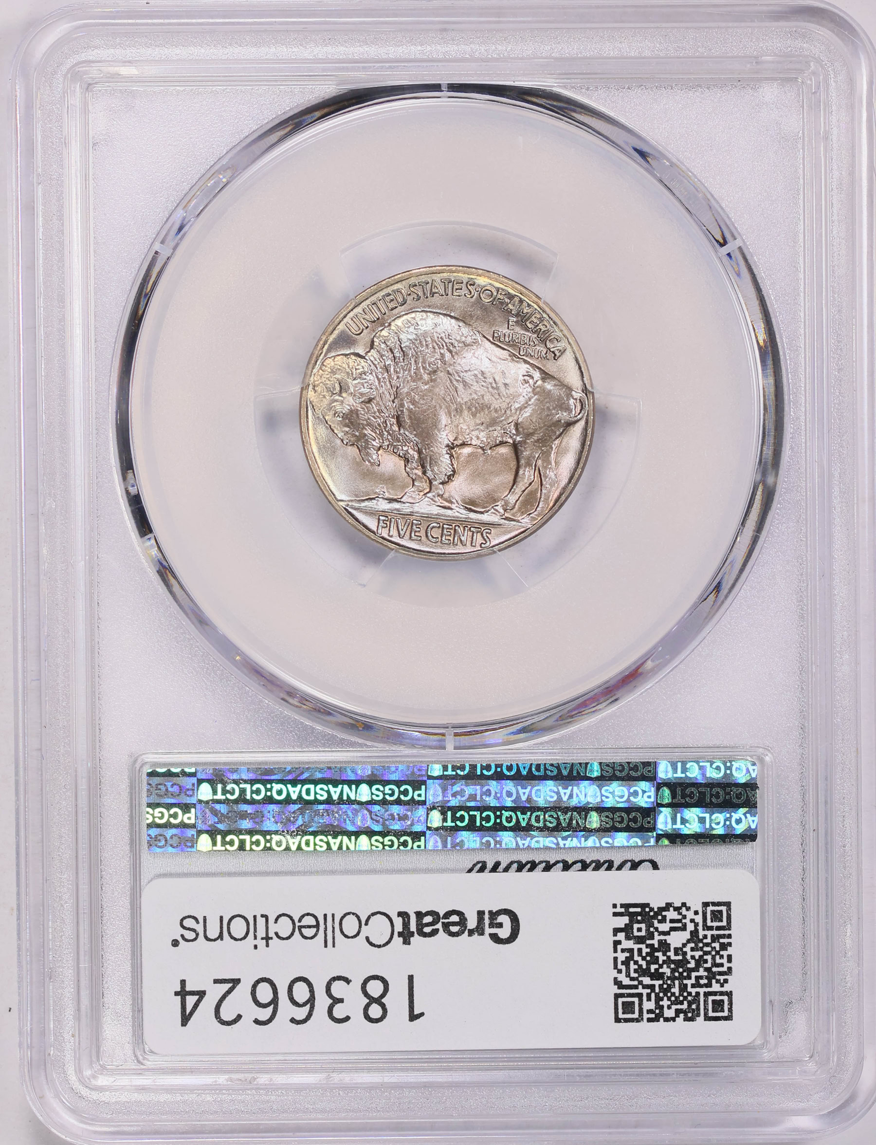 1926 Buffalo Nickel PCGS MS-67+ (CAC Green) (Toned) (Simpson Collection ...