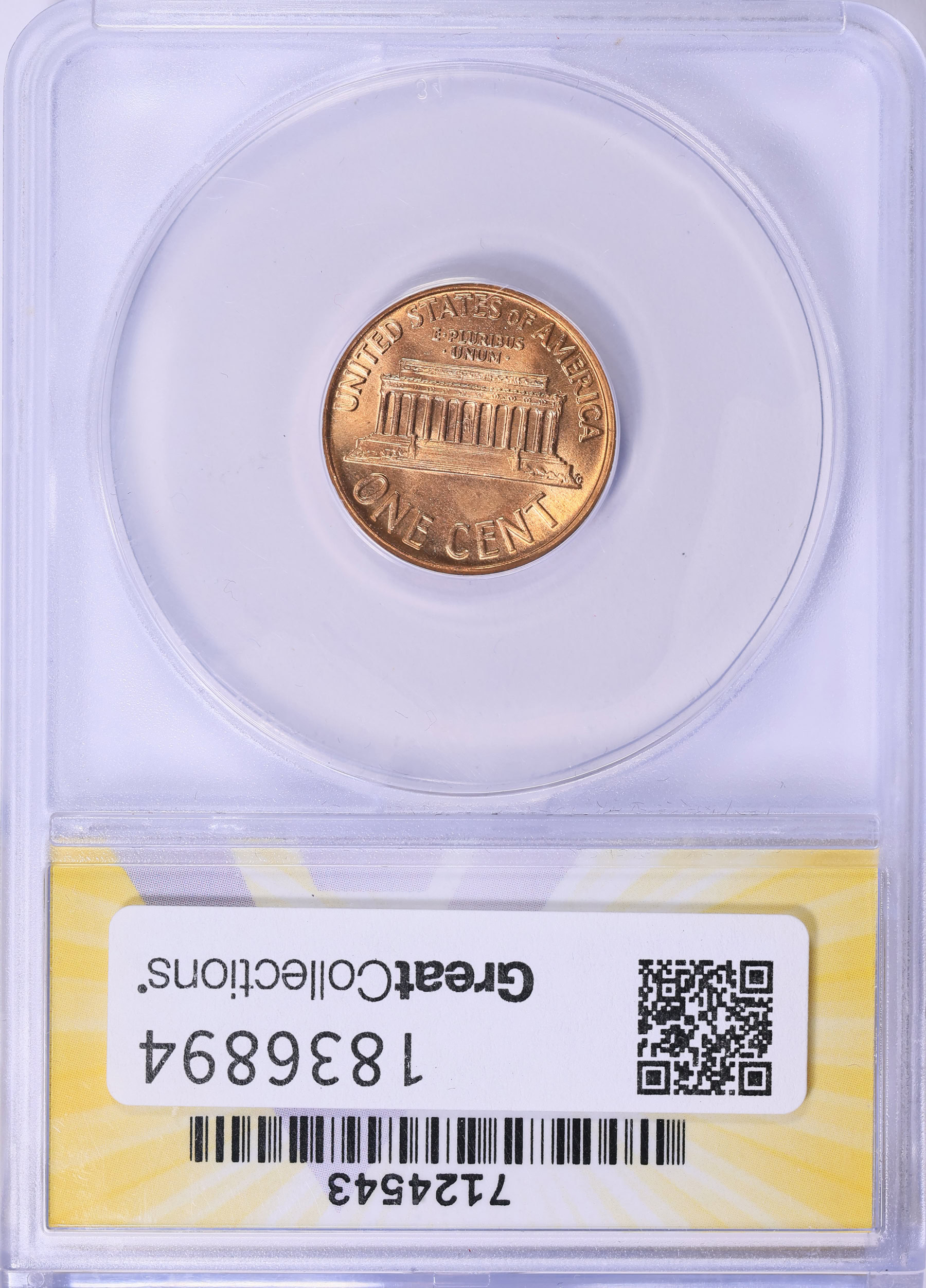 1959-D/D/D Lincoln Cent RPM-1 FS-501 ANACS MS-65 RD (Item 1836894) | GreatCollections Coin Auctions
