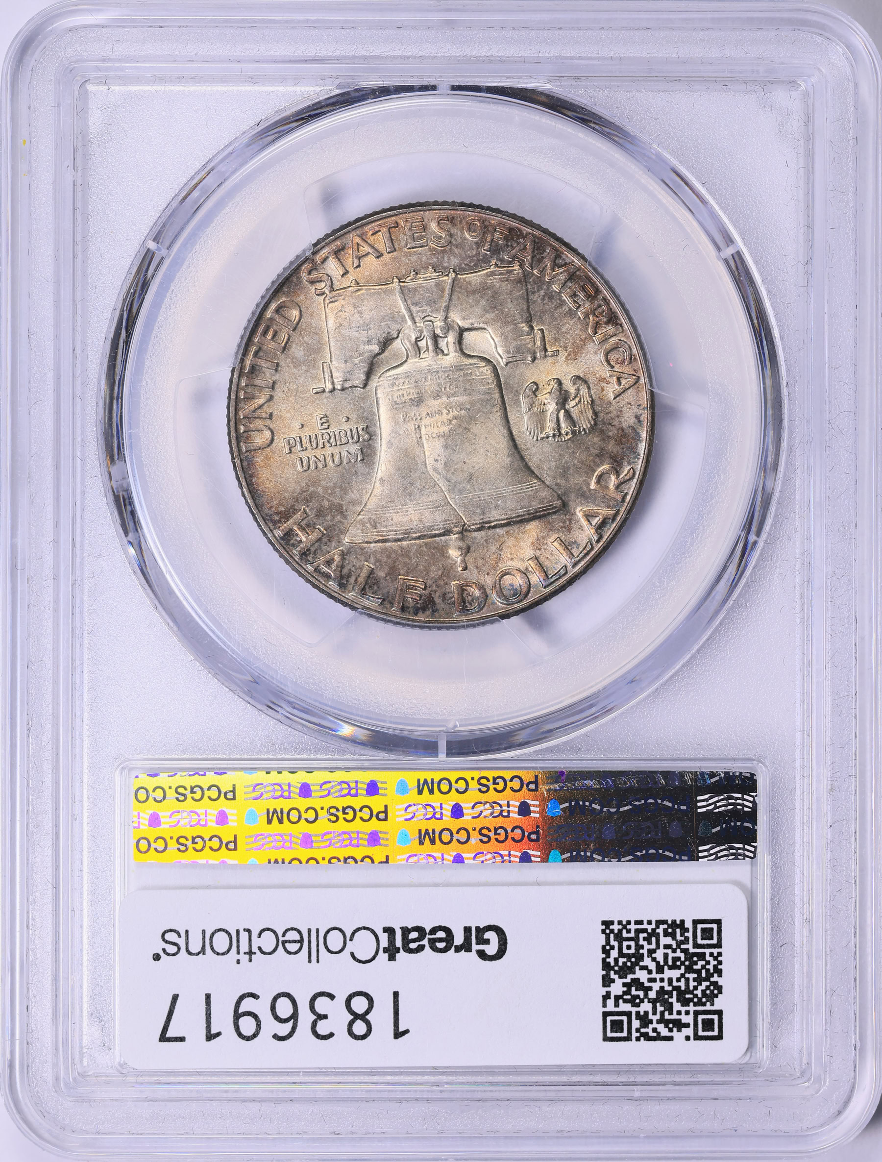 1952 Franklin Half Dollar PCGS MS-65 FBL (Toned) (Item 1836917 ...