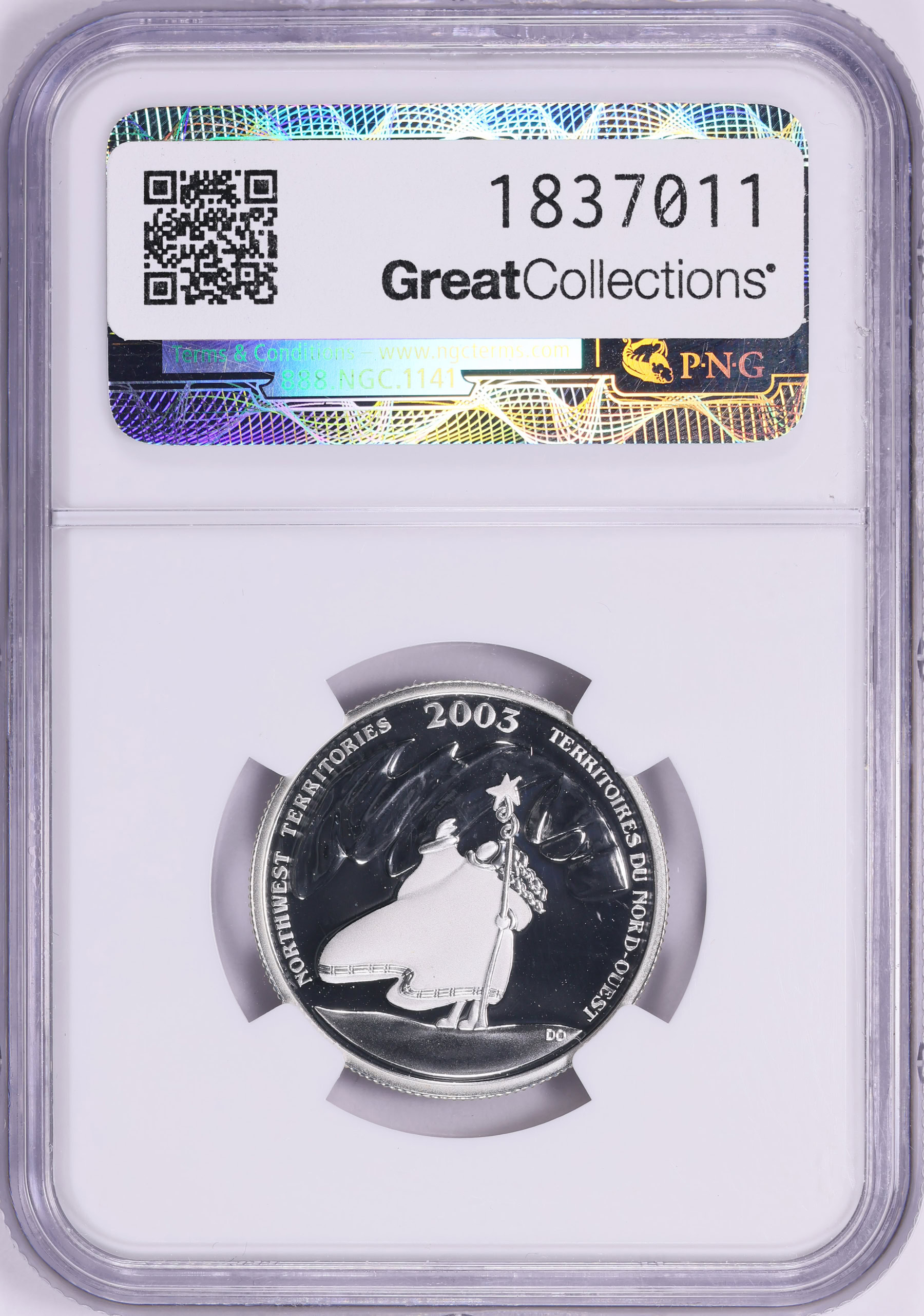 Canada 2003 Silver 50 Cents Northwest Territories Inuvik Festival KM ...