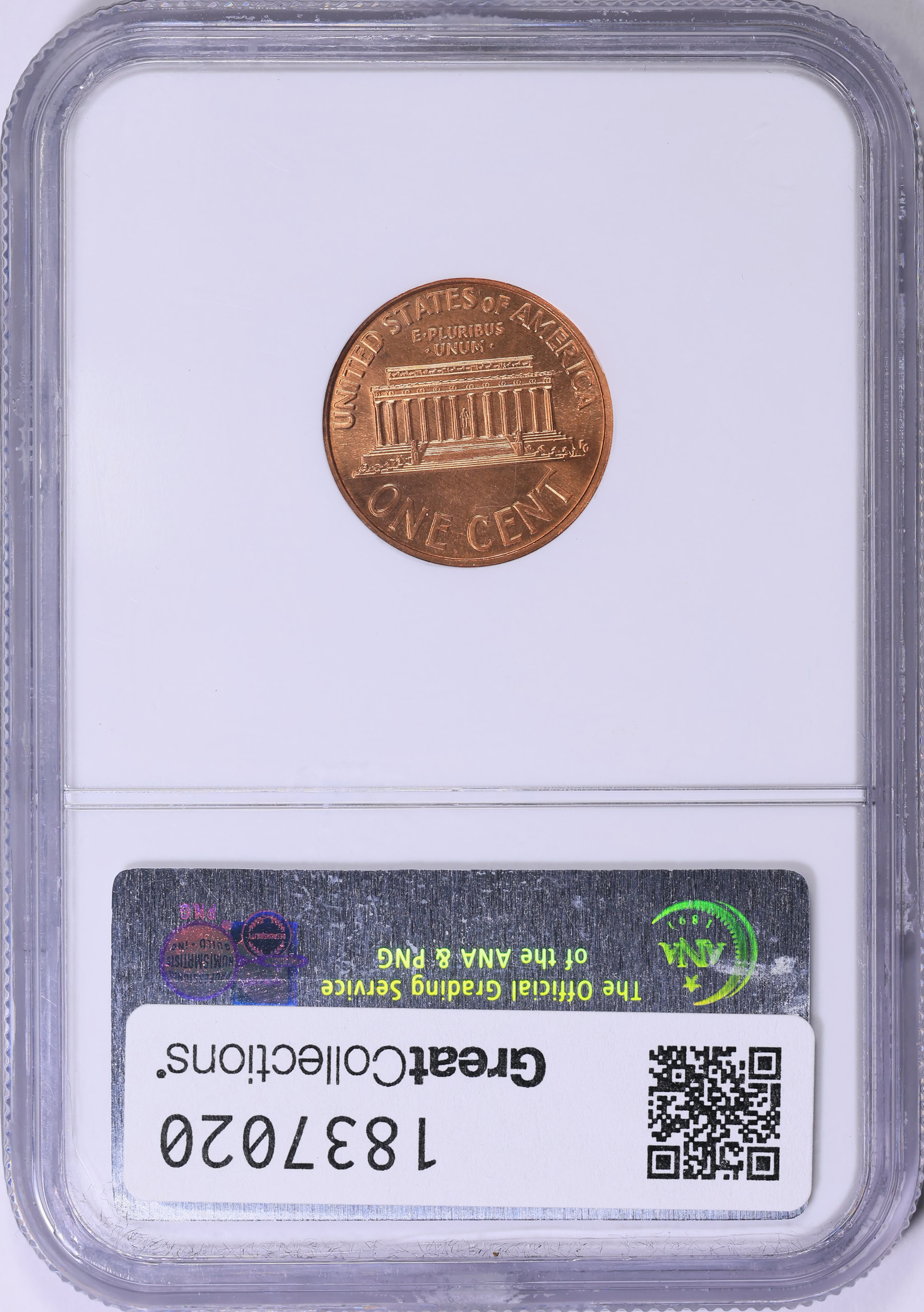 1999-D Lincoln Cent NGC MS-67 RD PL (Item 1837020) | GreatCollections Coin Auctions