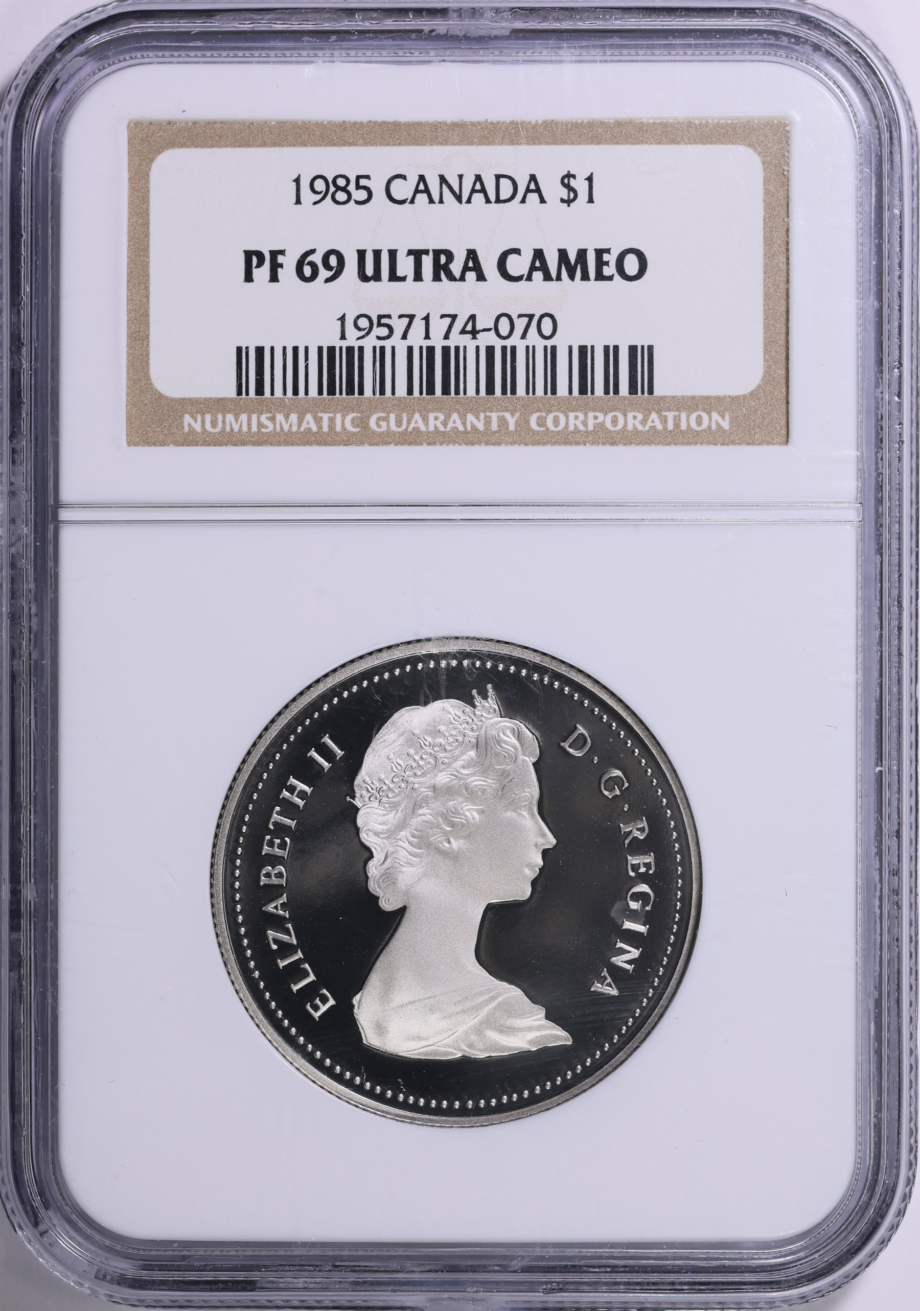 Canada 1985 Dollar Voyageur KM-120.1 NGC Proof-69 UC (Item 1837108 ...