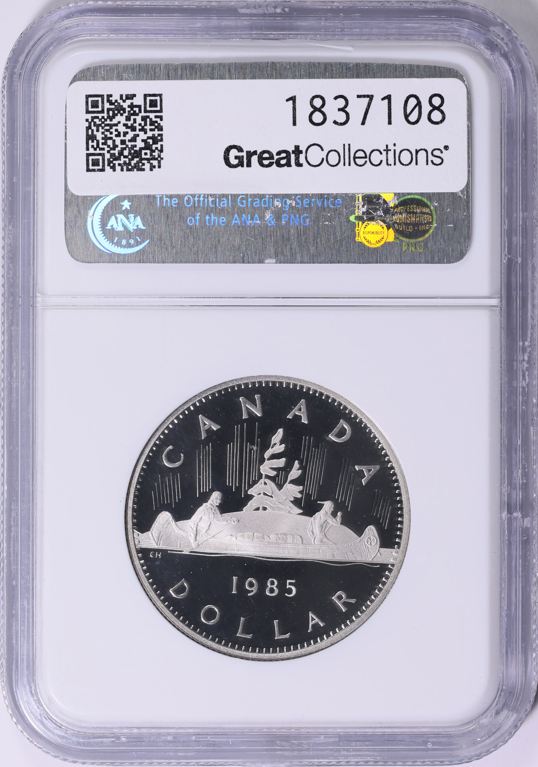 Canada 1985 Dollar Voyageur KM-120.1 NGC Proof-69 UC (Item 1837108 ...