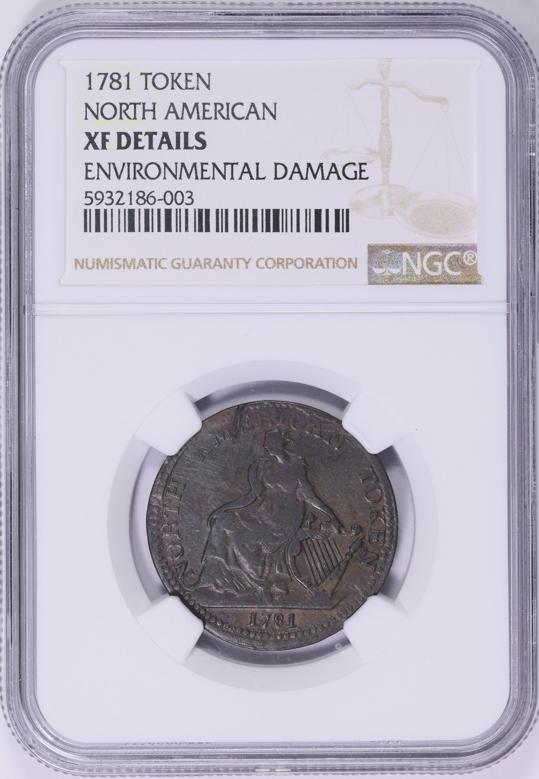 1781 North American Token NGC XF Details (Item 1837362 ...