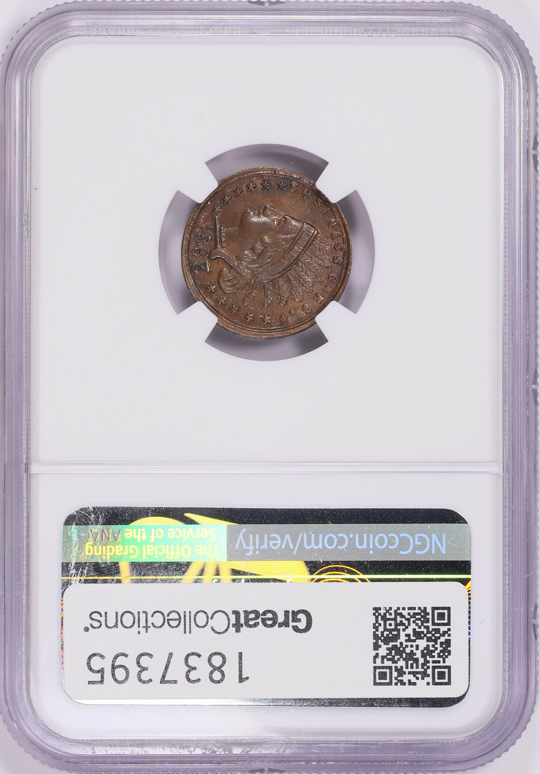 1863 Buffalo, New York TJ Conry Picture Frames Civil War Token F-105E ...