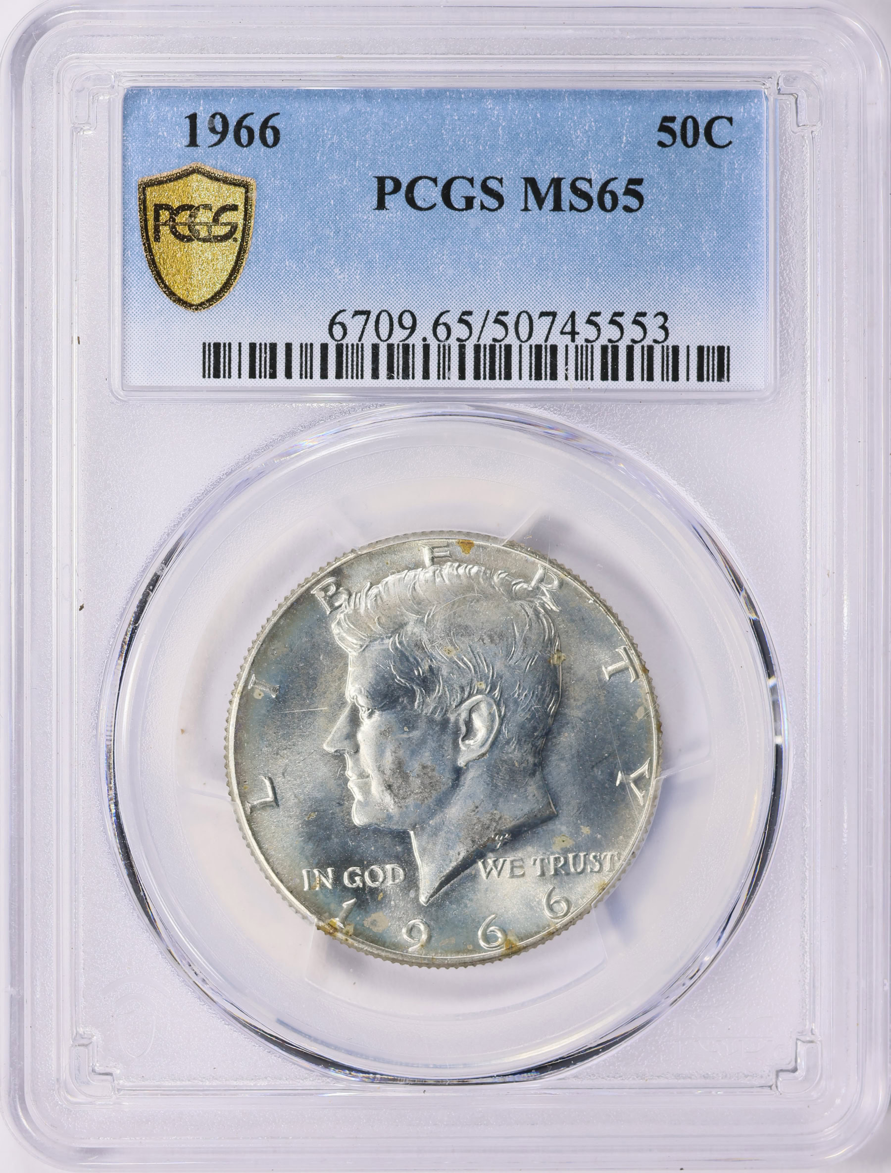 1966 Kennedy Half Dollar PCGS MS-65 (Item 1837551) | GreatCollections Coin Auctions