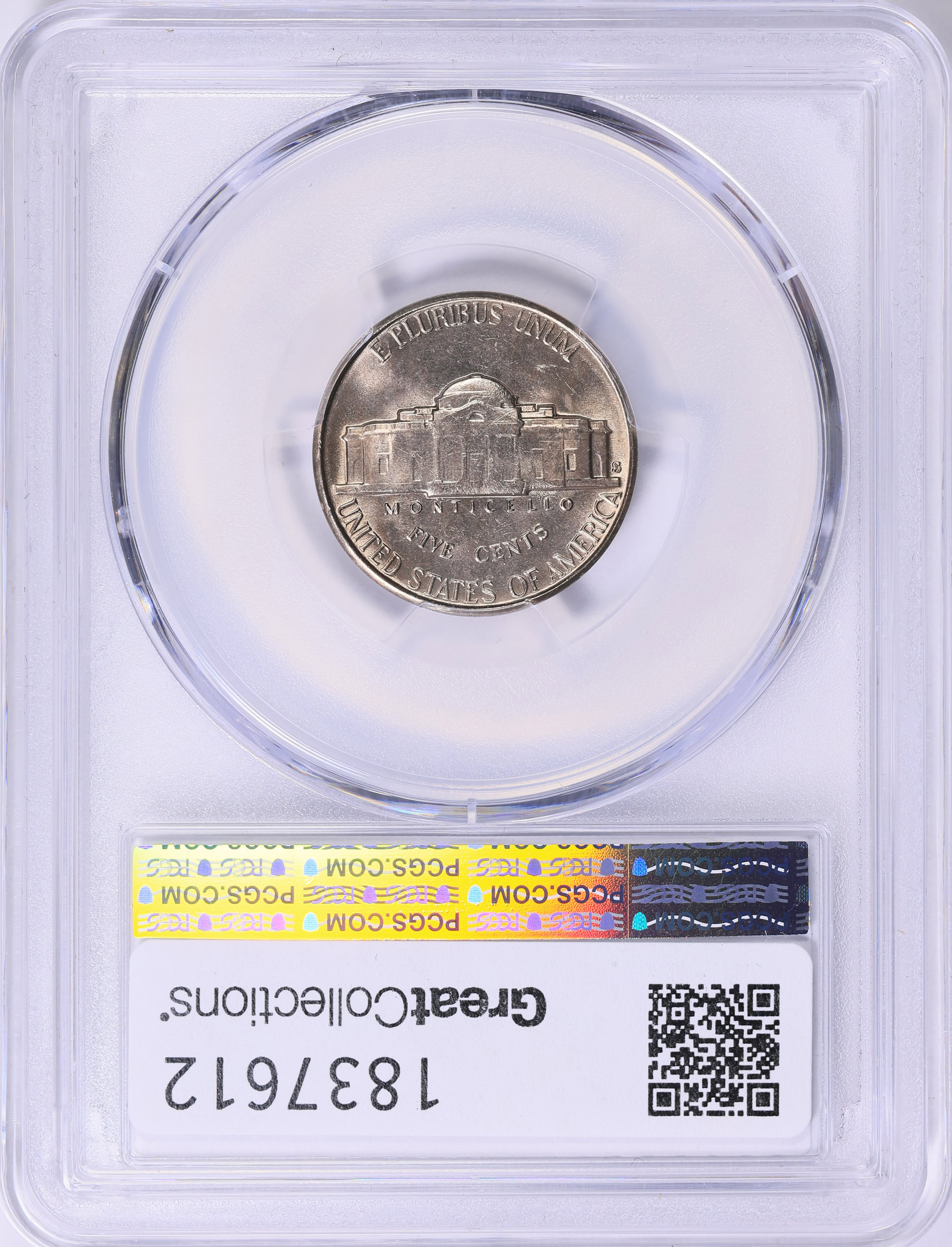 1954-S Jefferson Nickel Doubled Die Reverse FS-801 PCGS MS-64 (Item 1837612) | GreatCollections ...