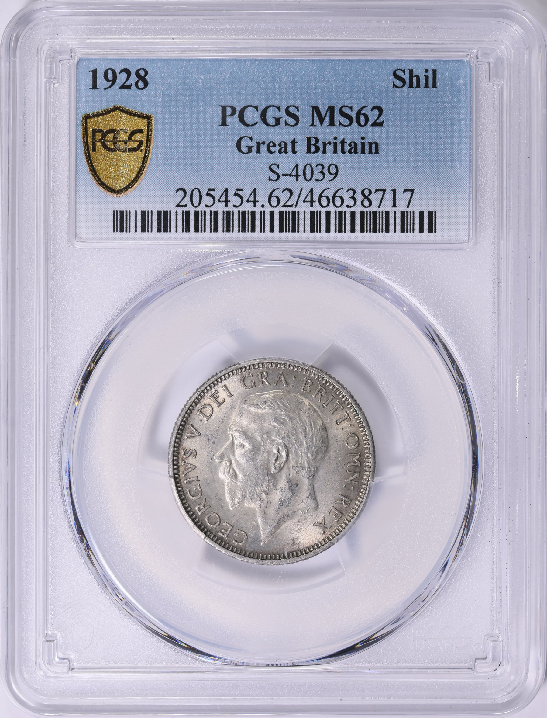 Great Britain 1928 Silver Shilling KM-833 PCGS MS-62 (Item 1837660 ...
