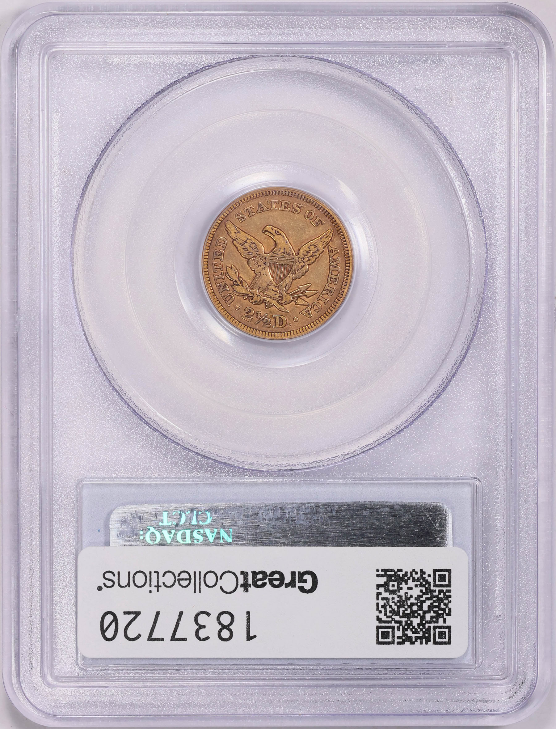 1856 Liberty Gold Quarter Eagle PCGS VF-30 (Item 1837720 ...
