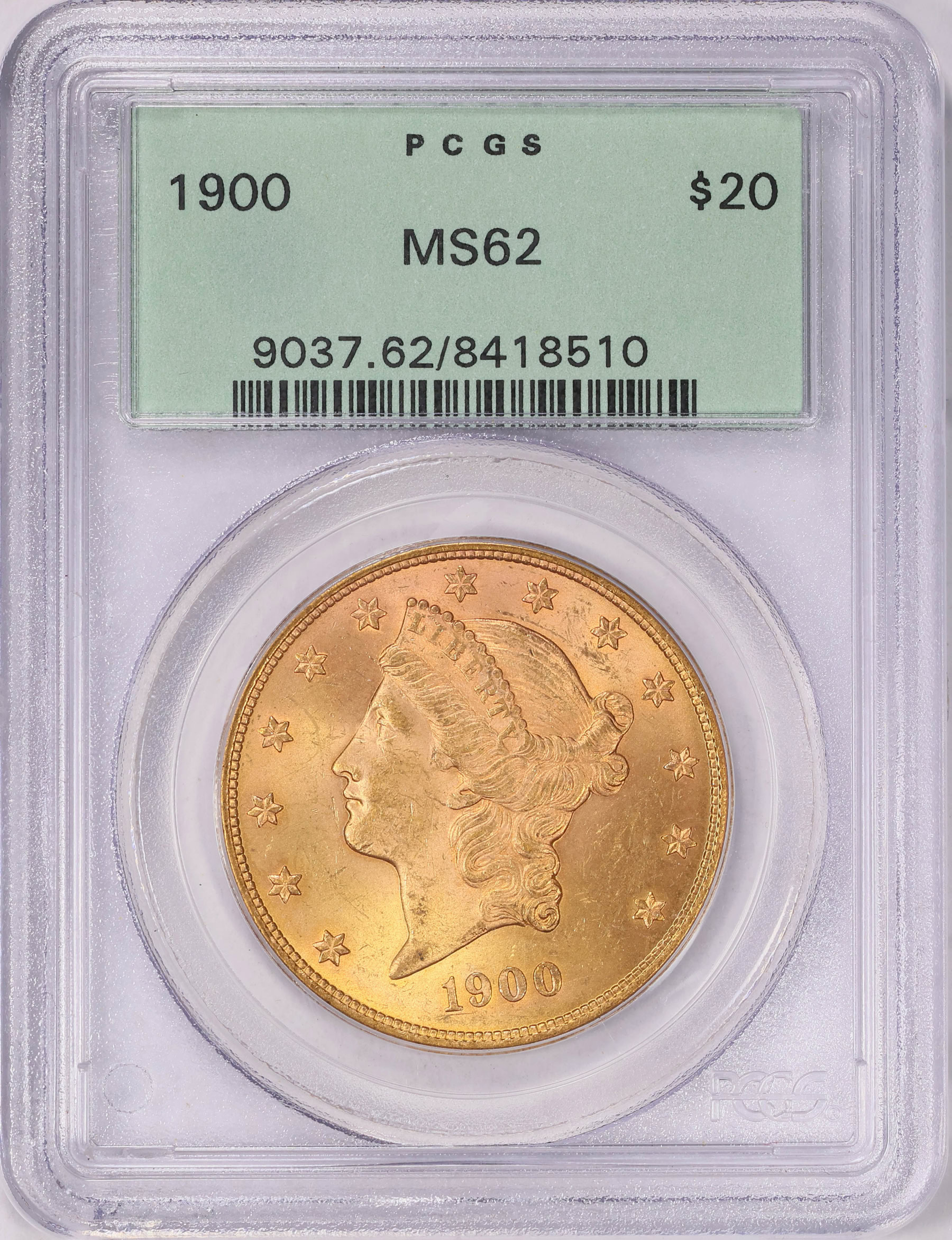 1900 Liberty Gold Double Eagle PCGS MS-62 OGH (Item 1837736 ...