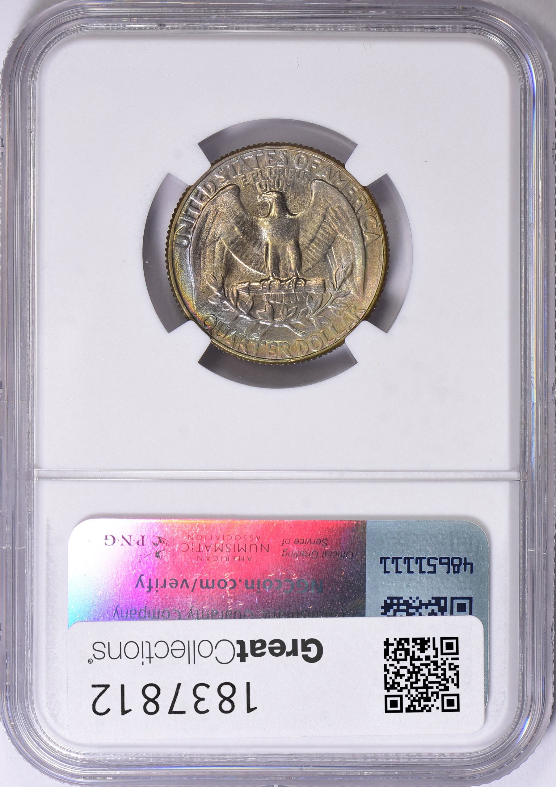 1968-D Washington Quarter NGC MS-67+ (Toned) (Item 1837812 ...