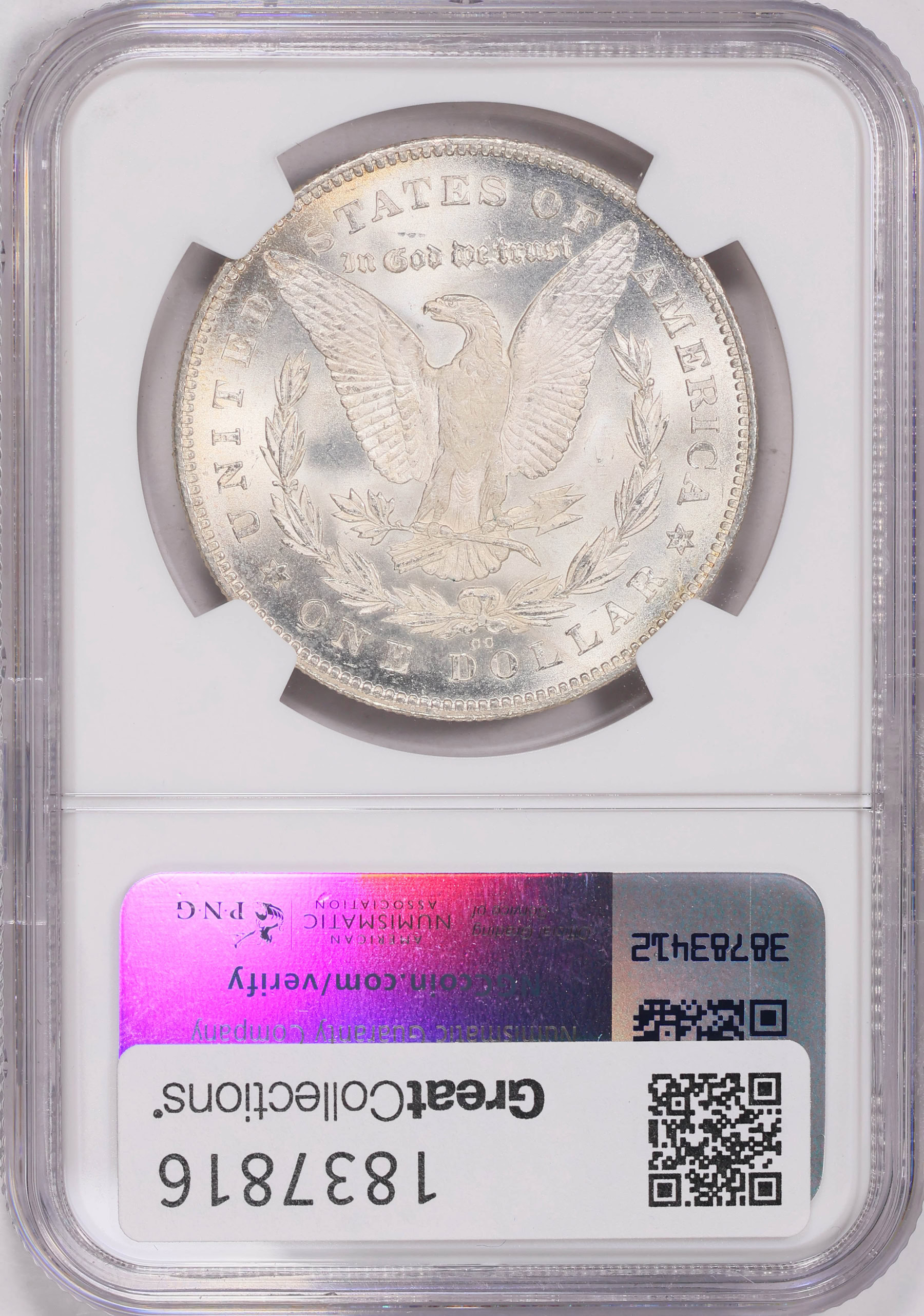 1880/79-CC Morgan Silver Dollar 80/79 Reverse of 78 VAM-4 Top 100 NGC MS-64 (Item 1837816 ...