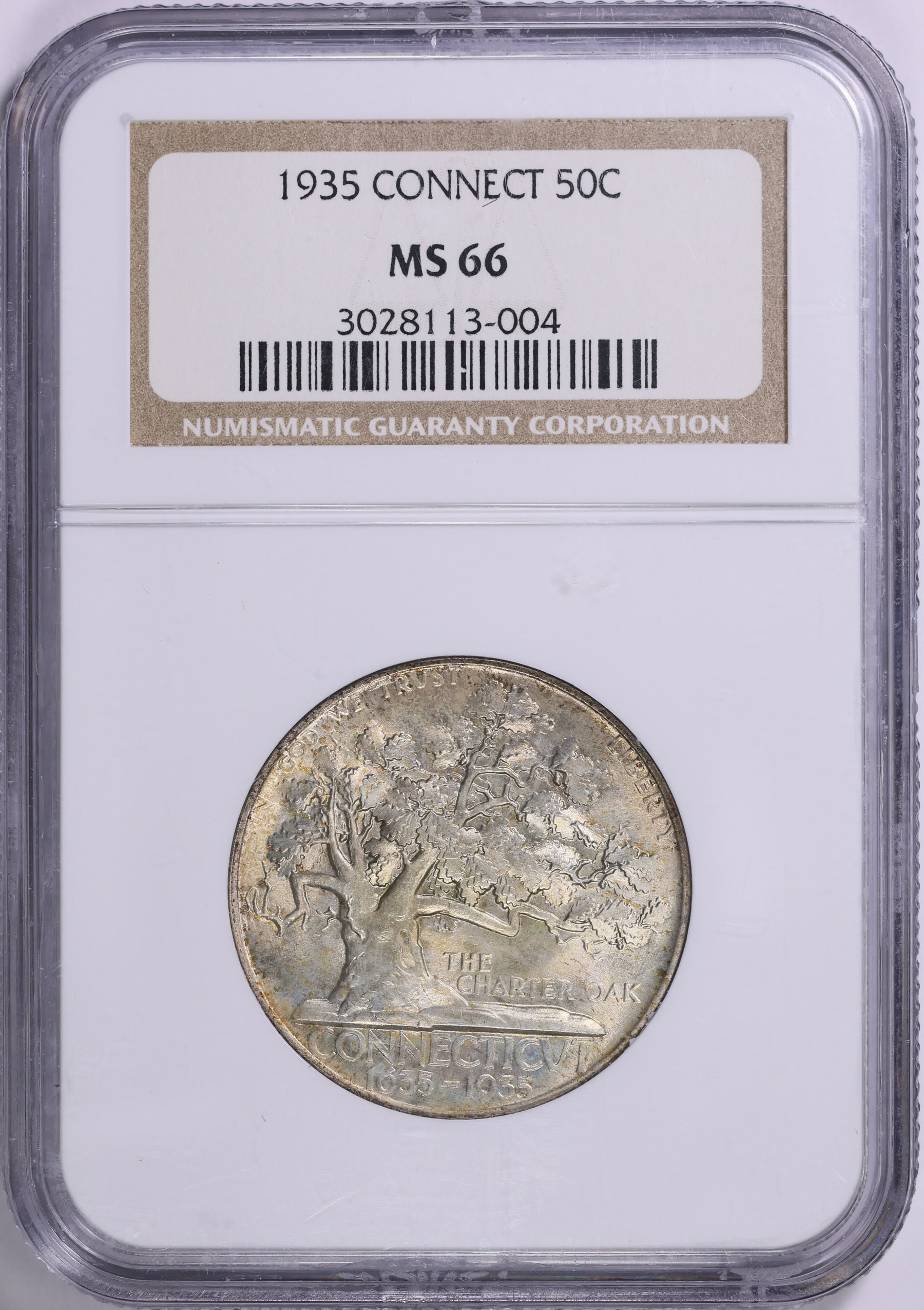 1935 Connecticut Tercentenary Half Dollar NGC MS-66 (Item 1837961) | GreatCollections Coin Auctions