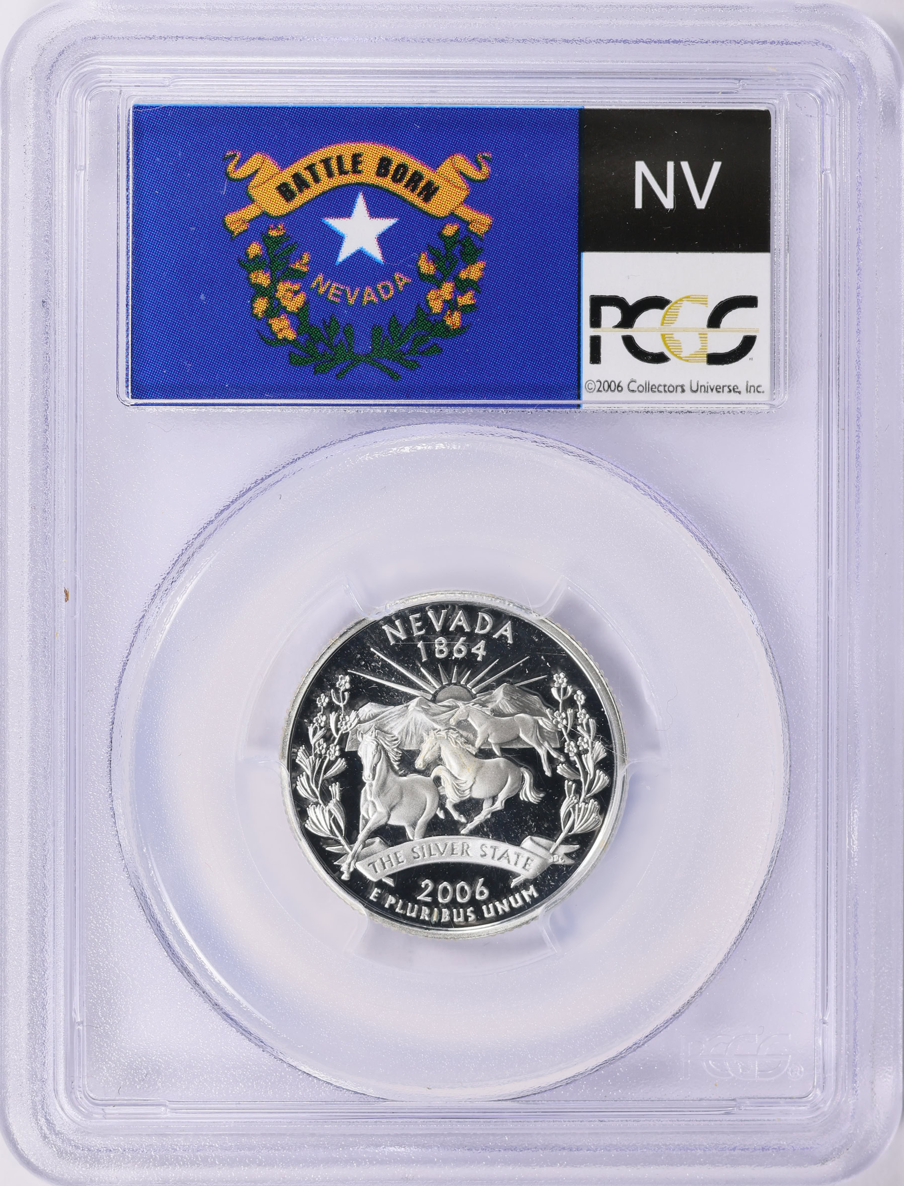2006-S State Quarter Nevada Silver PCGS Proof-70 DCAM (Item 1837990 ...