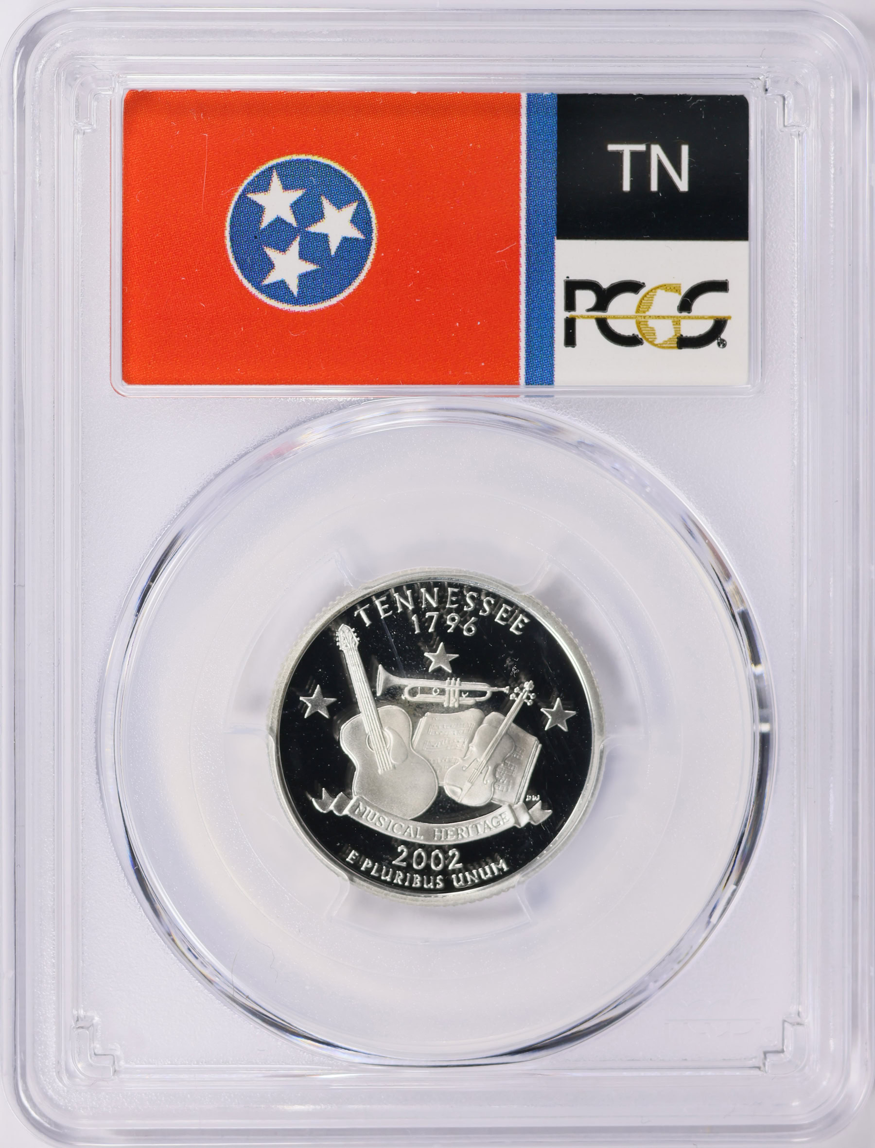 2002-S State Quarter Tennessee Silver PCGS Proof-70 DCAM (Item 1837993 ...