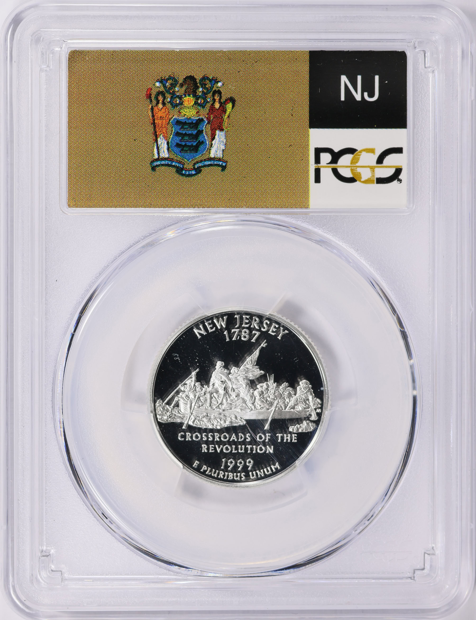 1999-S State Quarter New Jersey Silver PCGS Proof-70 DCAM (Item 1838012 ...