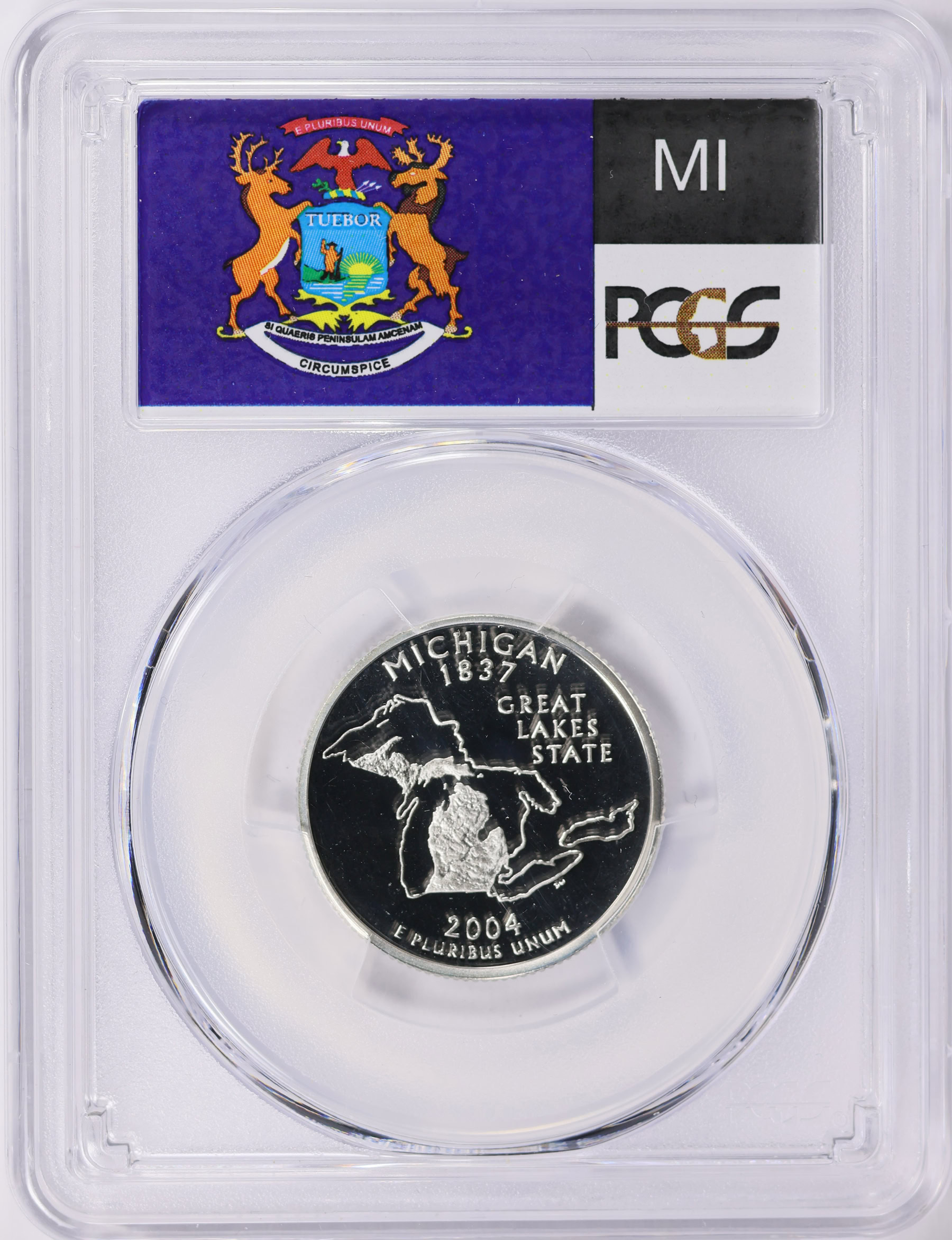2004-S State Quarter Michigan Silver PCGS Proof-70 DCAM (Item 1838023 ...