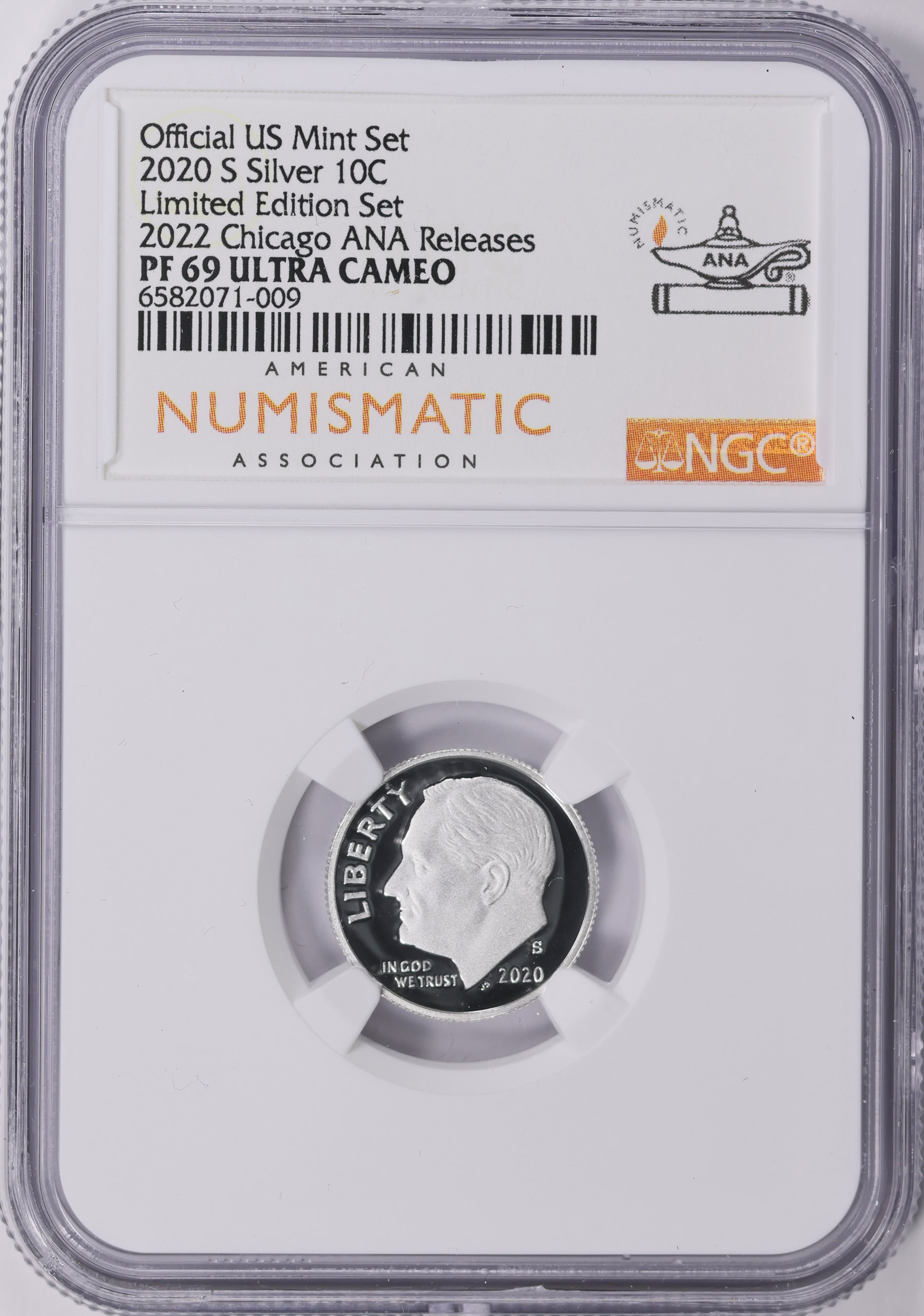 2020-S Roosevelt Dime Silver (From the Limited Edition Proof Set) 2022 ...