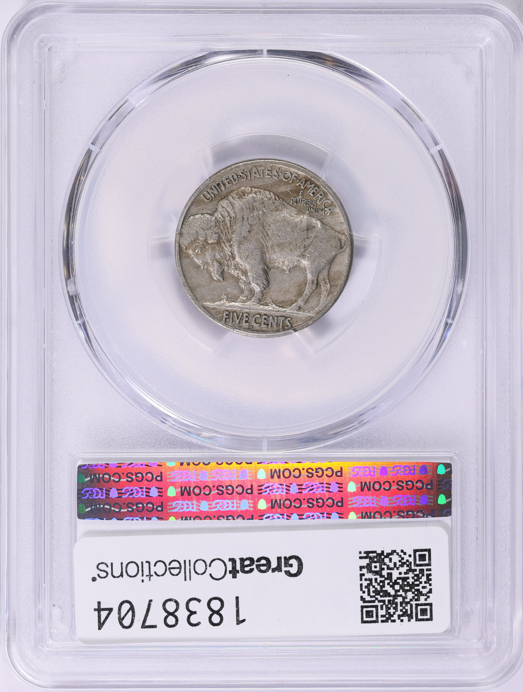 1921-S Buffalo Nickel PCGS XF-40 (Item 1838704) | GreatCollections Coin ...